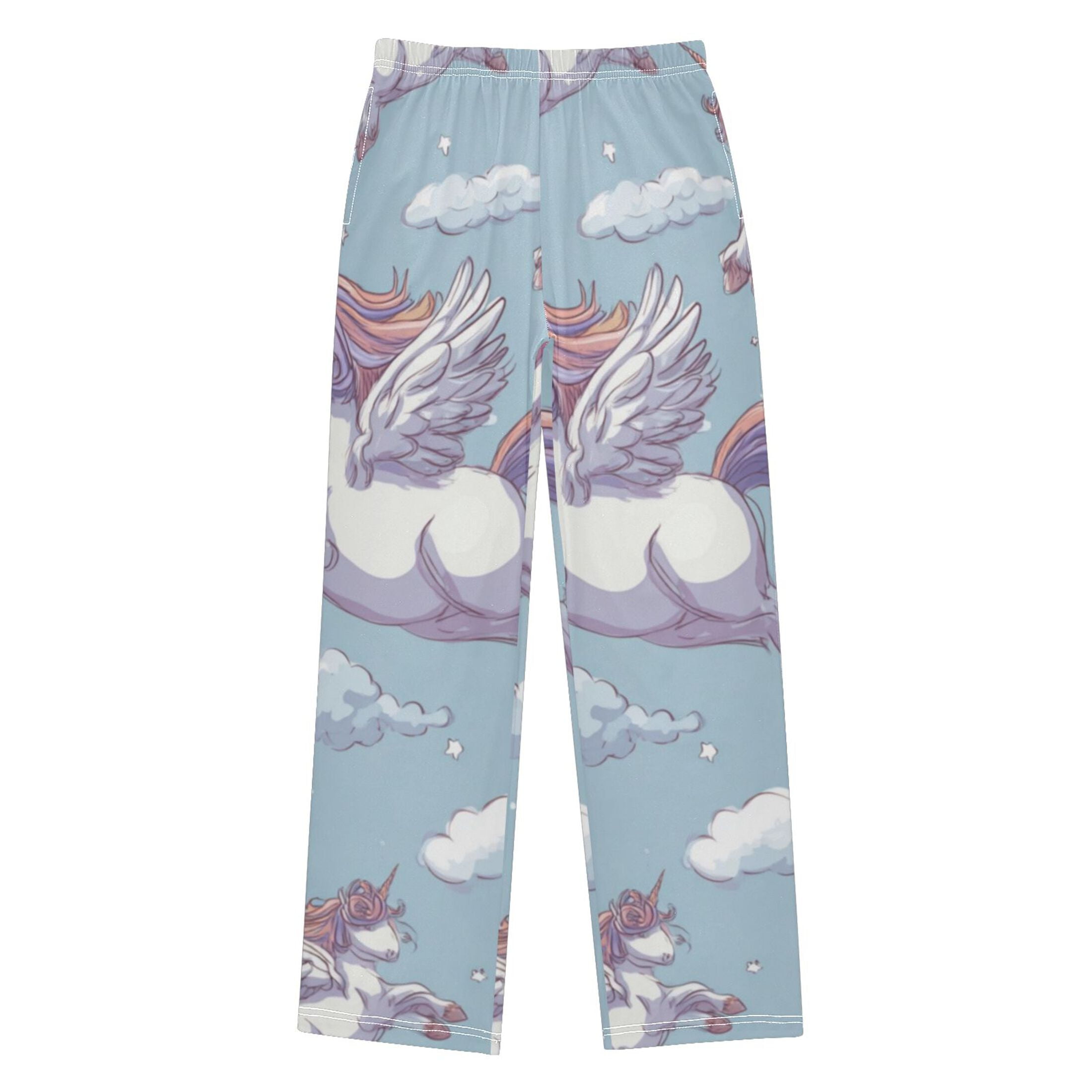 Boy's Pajama Pants Long Sleep Pants With 2 Pockets Soft Lightweight ...