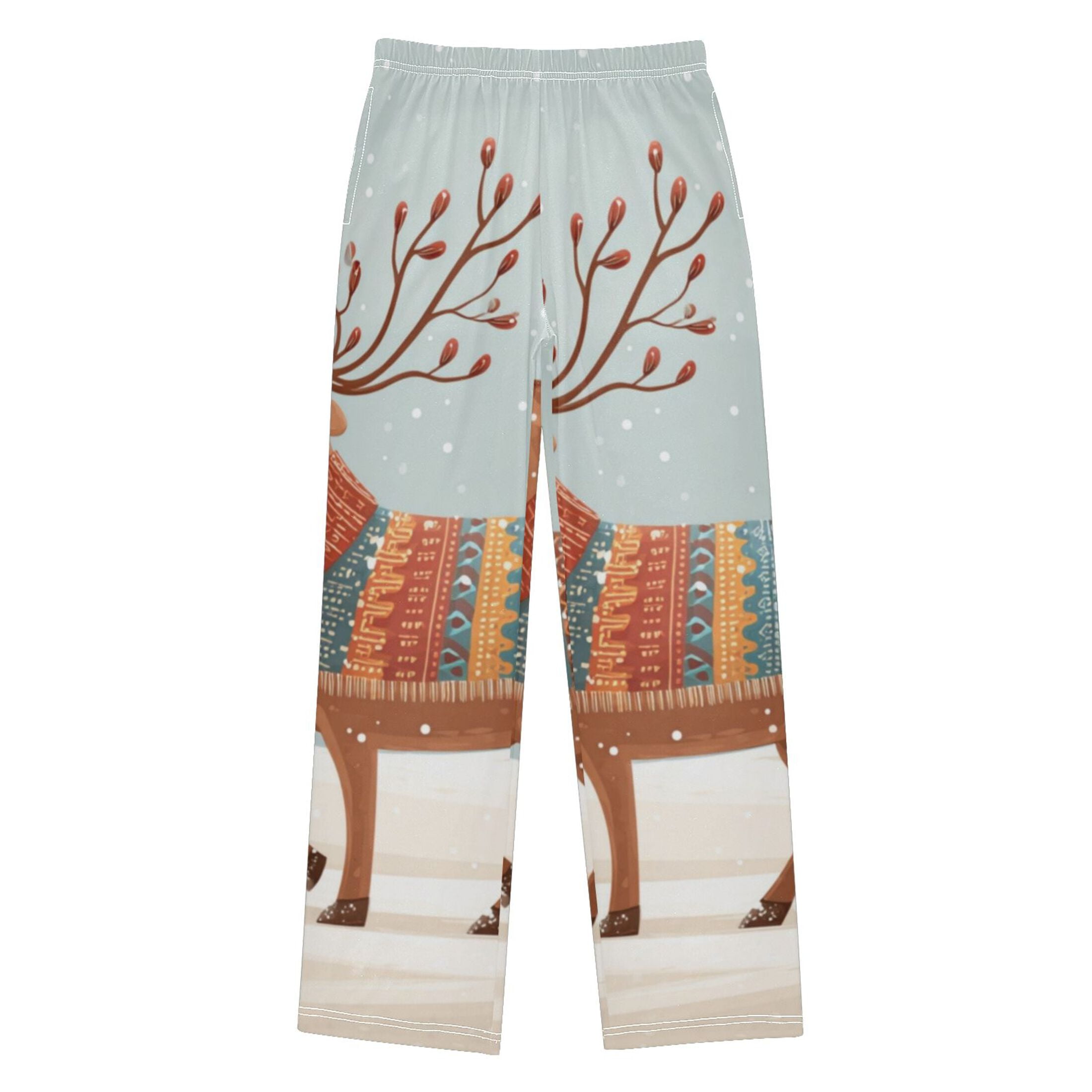 Boy's Pajama Pants Long Sleep Pants With 2 Pockets Soft Lightweight The ...