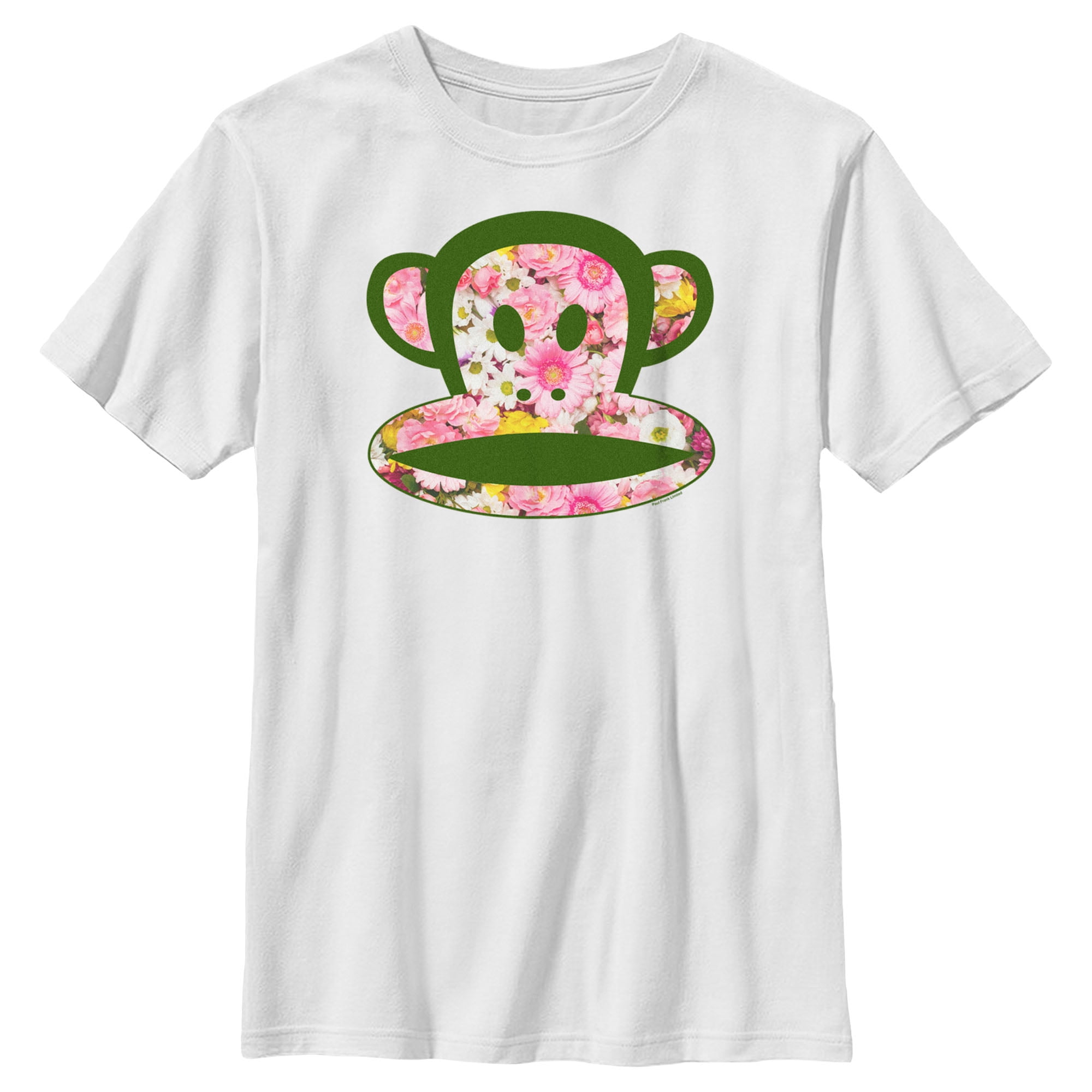 Boy's Paul Frank Floral Julius the Monkey Graphic Tee White Large ...
