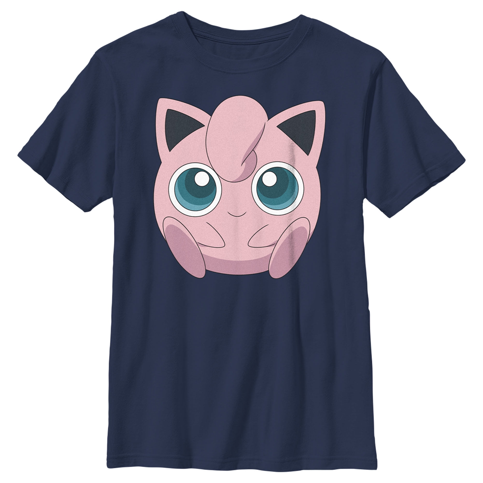 Boy's Pokemon Cute Jigglypuff Graphic Tee Navy Blue X Small - Walmart.com