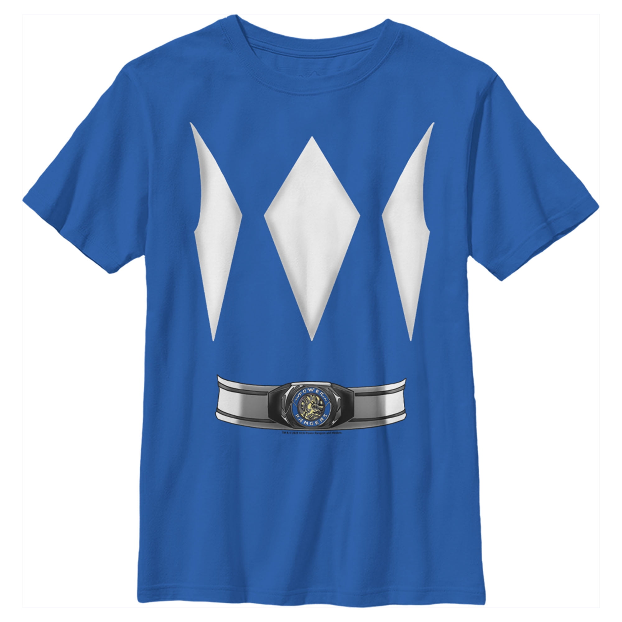 Boy's Power Rangers Blue Ranger Costume Tee Graphic Tee Royal Blue X ...