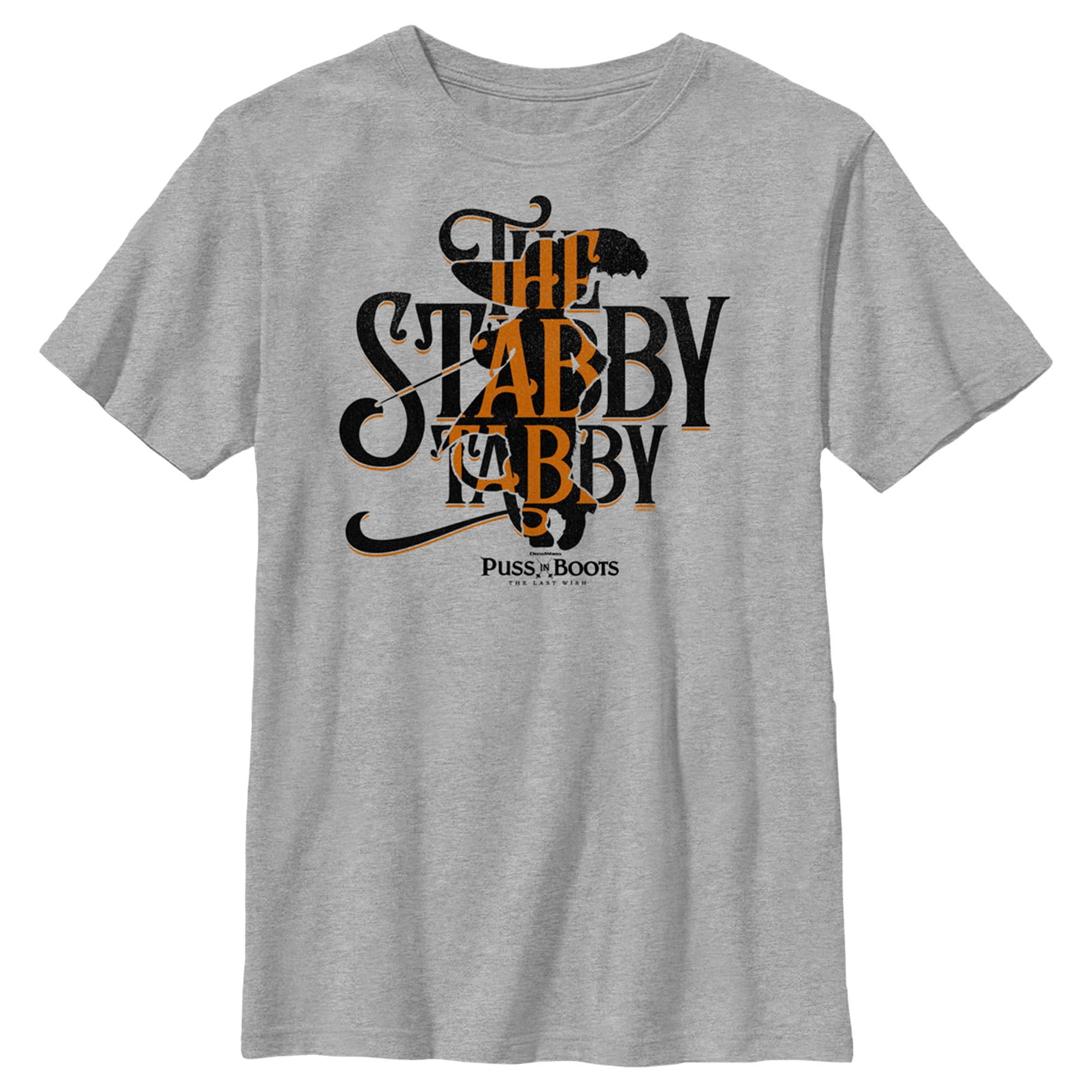 Boy's Puss in Boots: The Last Wish The Stabby Tabby Graphic Tee ...