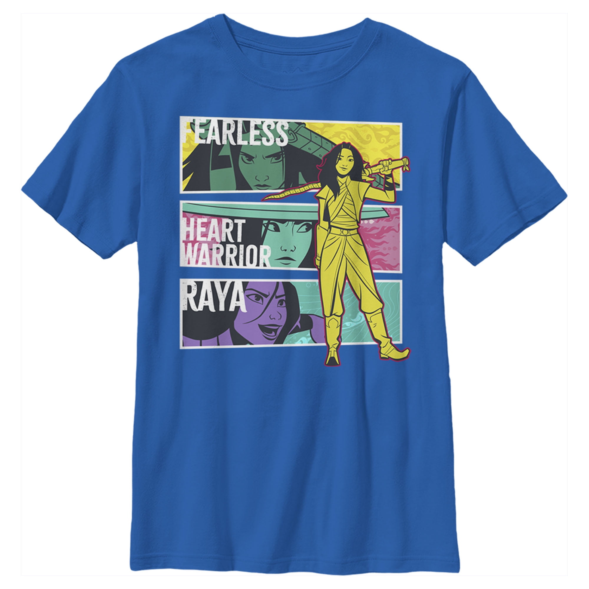 Boy's Raya and the Last Dragon Fearless Heart Warrior Raya Graphic Tee ...