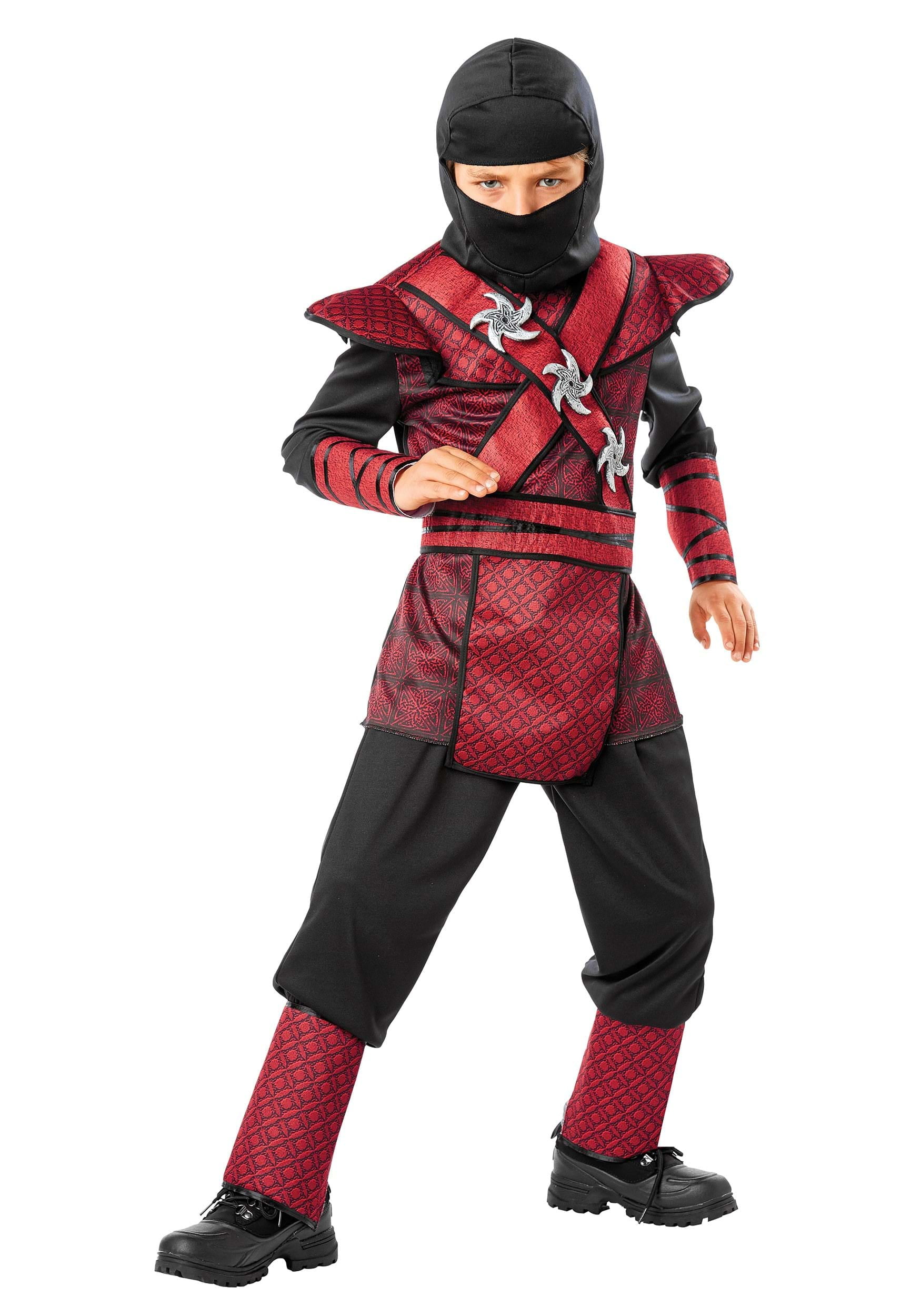 Boy's Regal Red Ninja Warrior Costume - Walmart.com