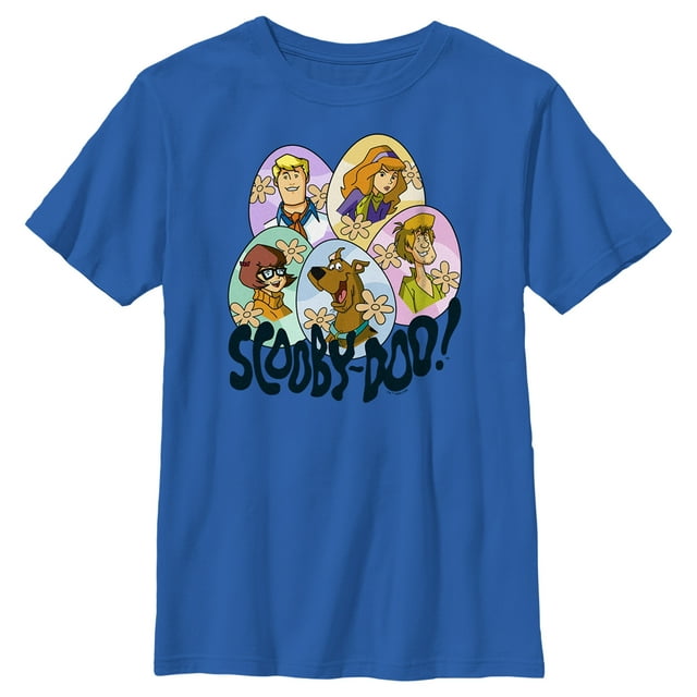 Boy's Scooby Doo Easter Gang Graphic Tee Royal Blue Small - Walmart.com