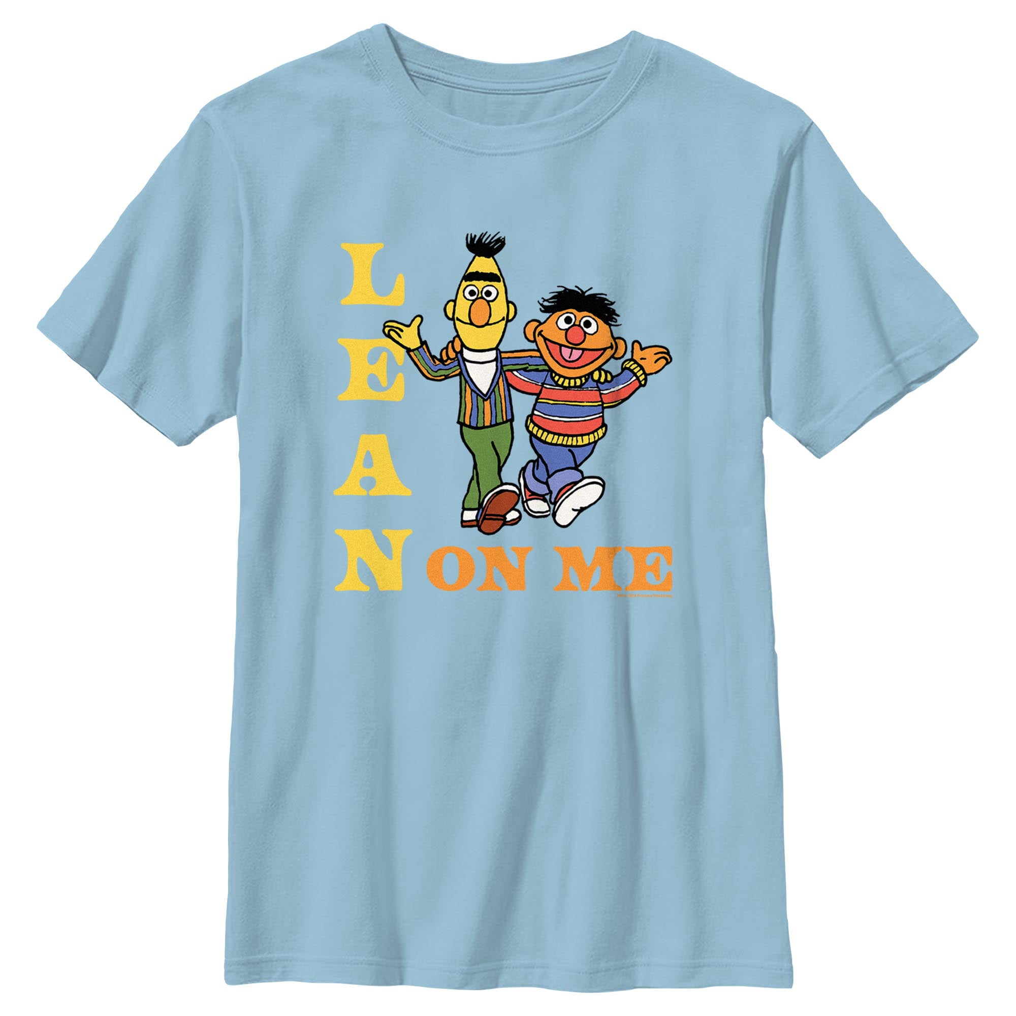 Boy's Sesame Street Bert and Ernie Lean On Me Graphic T-Shirt - Walmart.com