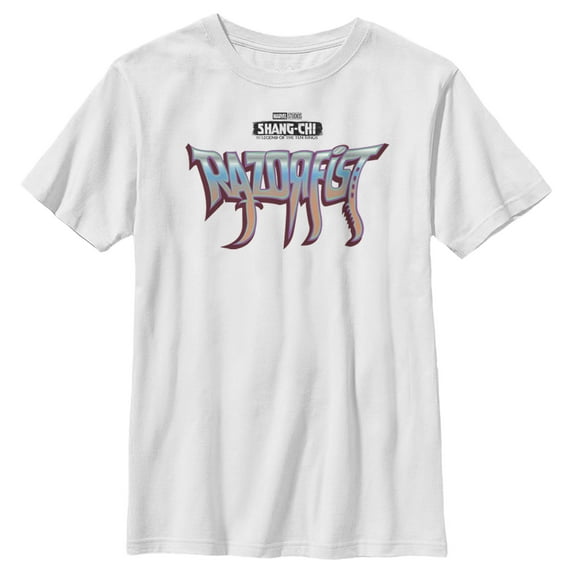 Boy's Shang-Chi and the Legend of the Ten Rings Razor Fist Logo Graphic ...