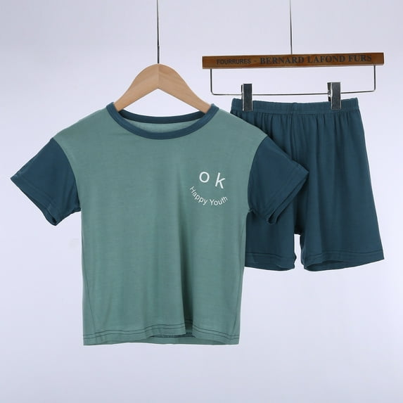 Boy's Short Sleeved Running Suit Casual Quick Drying Clothes Short ...