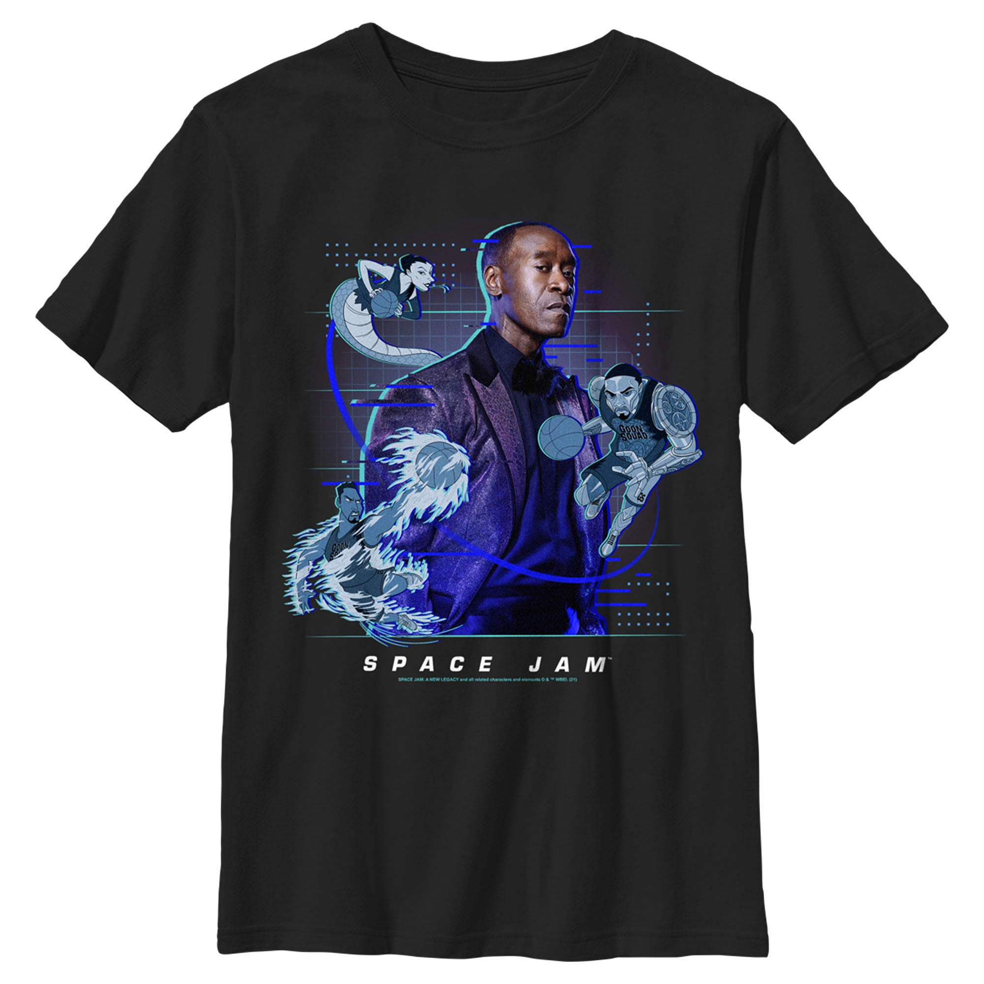 Boy's Space Jam: A New Legacy Al-G Rhythm Graphic Tee Black Large ...