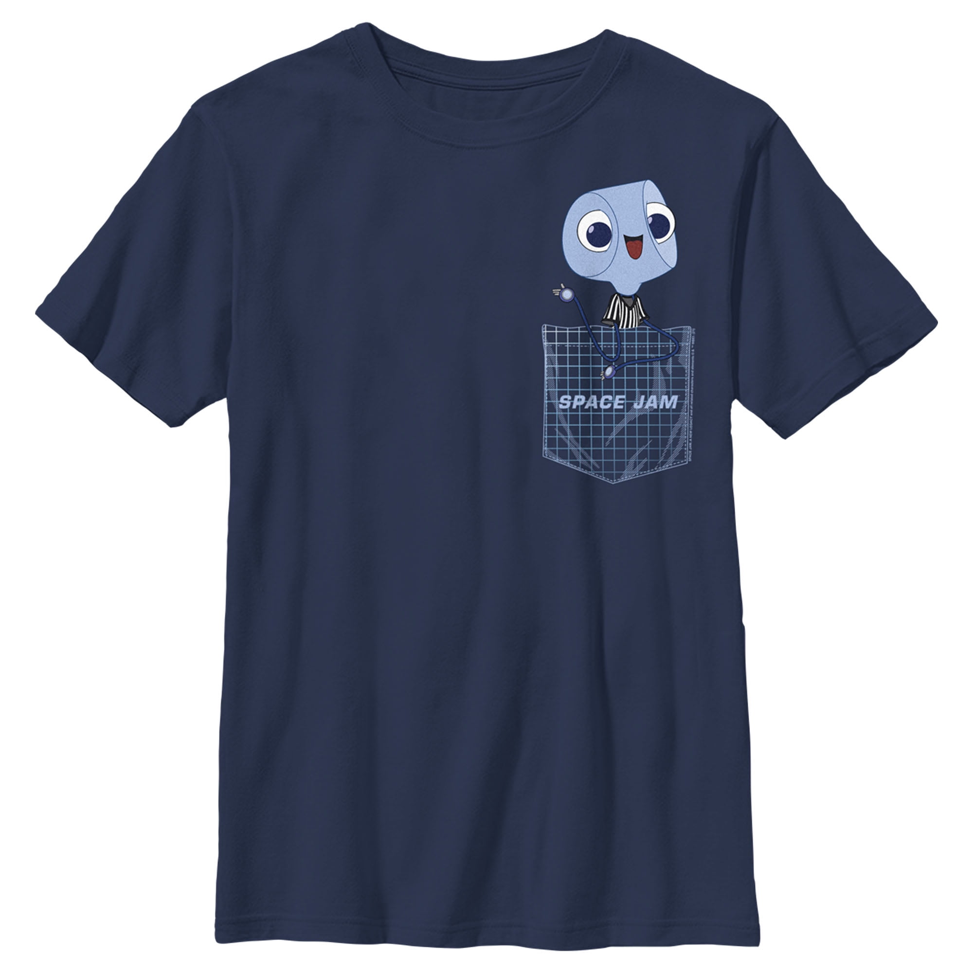 Boy's Space Jam: A New Legacy Pete Pocket Print Graphic Tee Navy Blue ...