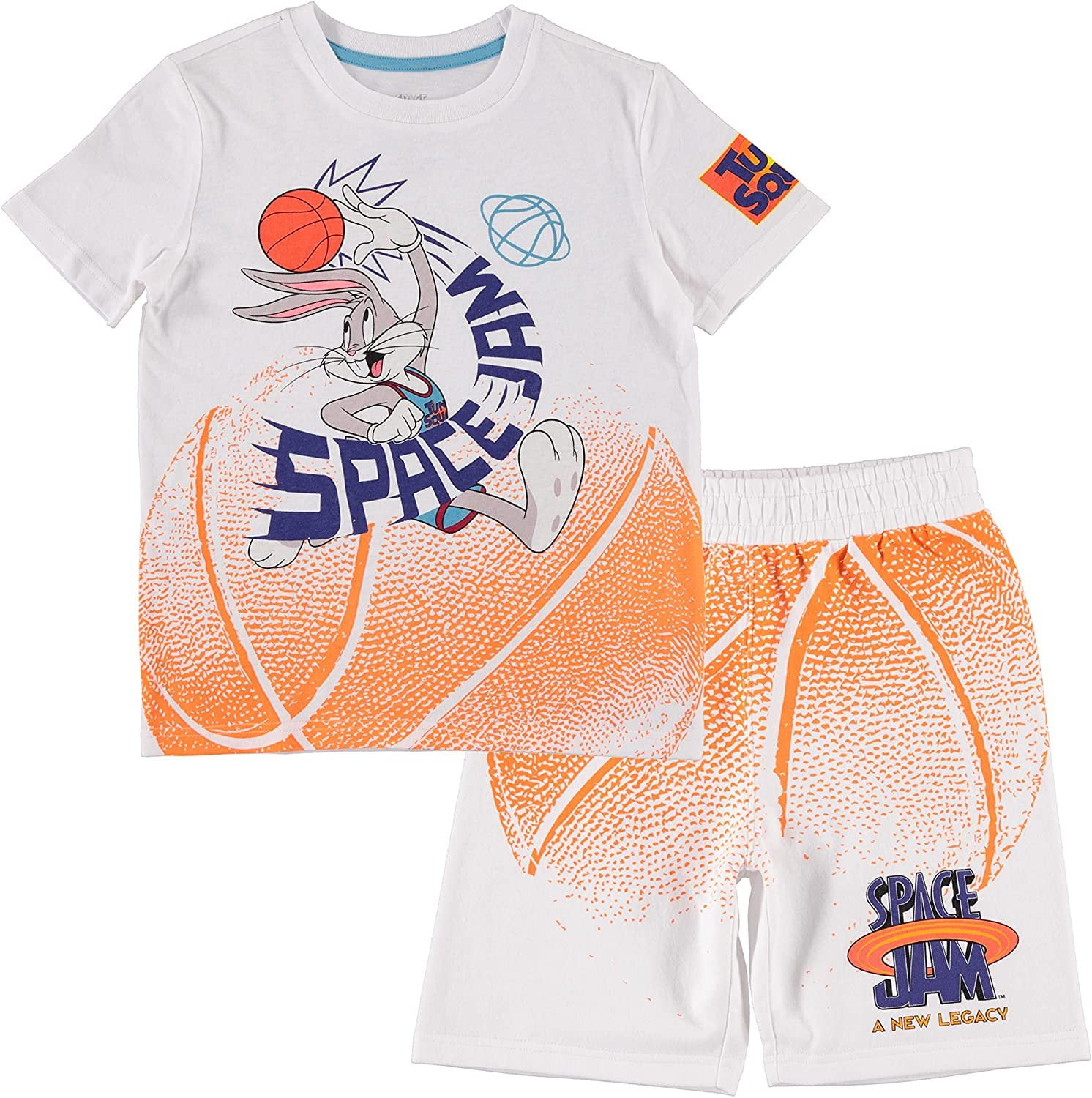 Boy's Space Jam Shorts and T-Shirt Set - Space Jam Boys Basketball ...