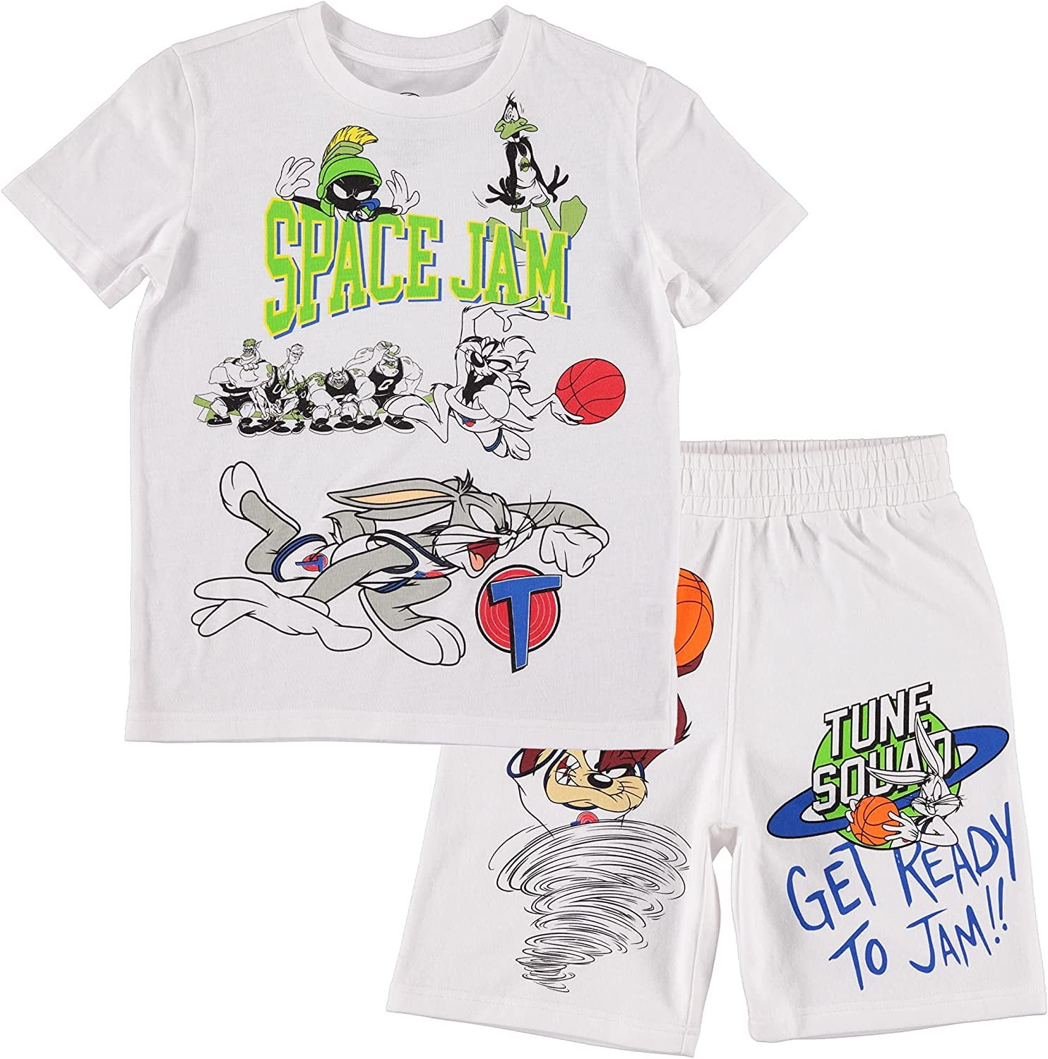 Boy's Space Jam Shorts and T-Shirt Set - Space Jam Boys Basketball ...