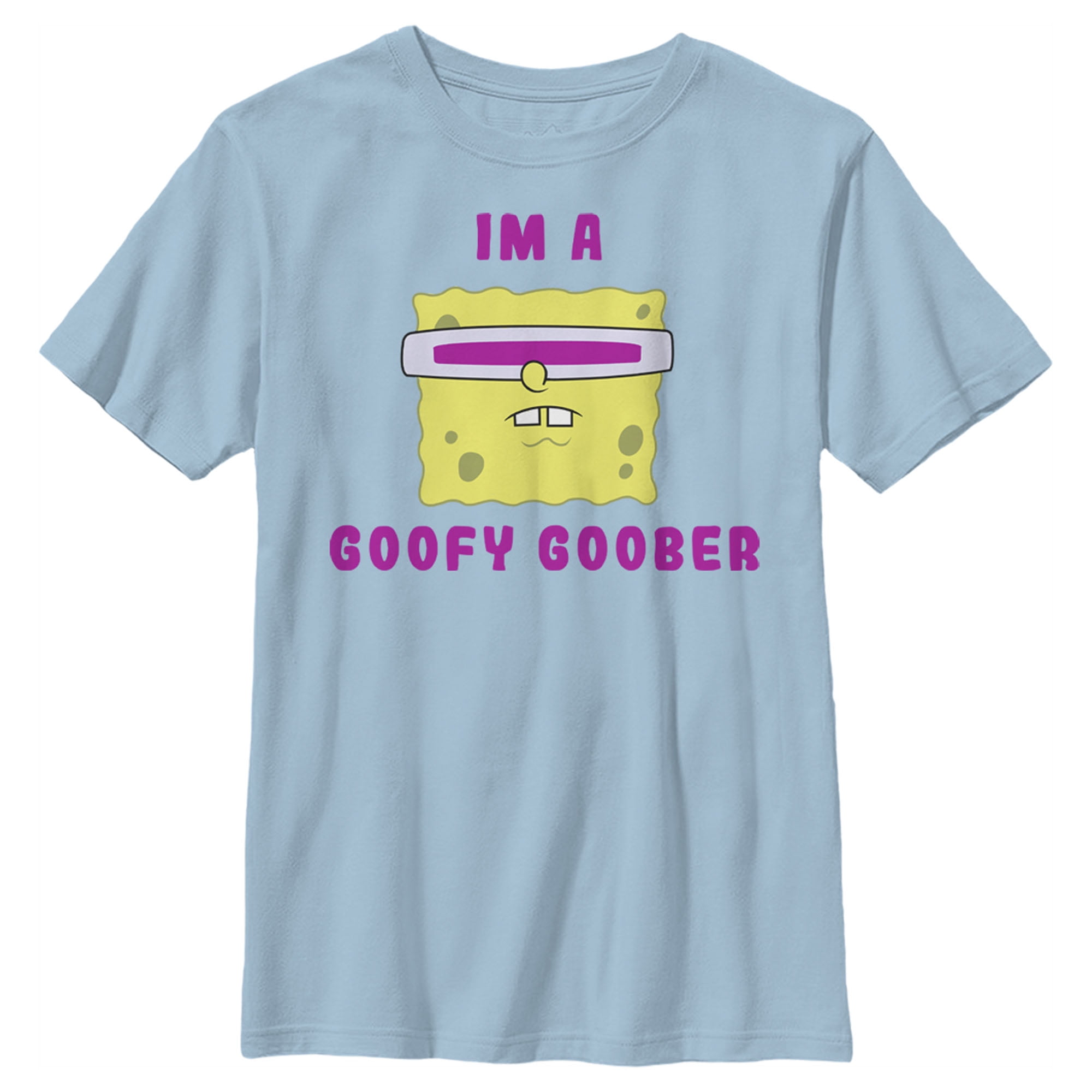 Boy's SpongeBob SquarePants I'm A Goofy Goober Graphic Tee Light Blue ...
