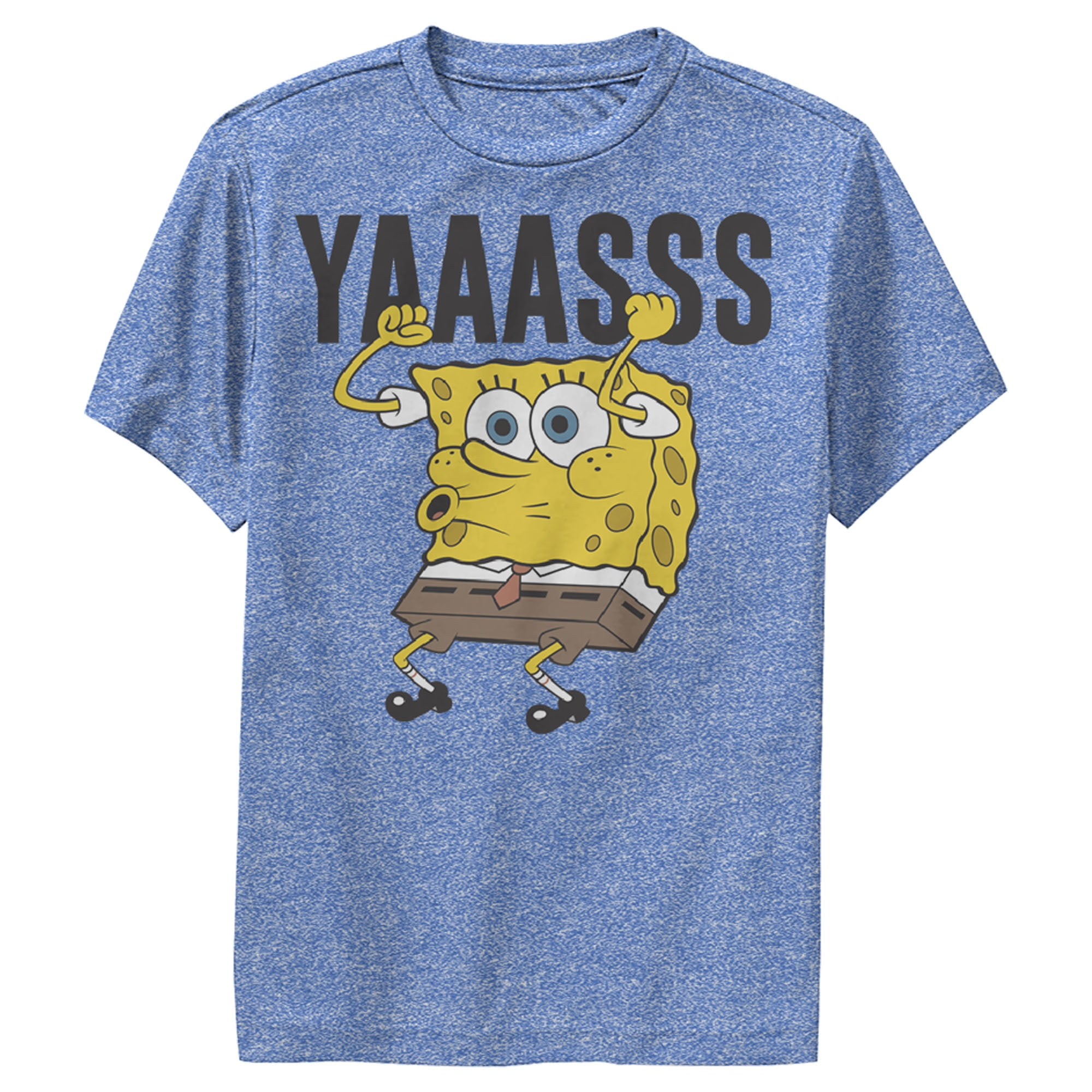 Boy's SpongeBob SquarePants Yasss Cheer Performance Graphic Tee Royal ...
