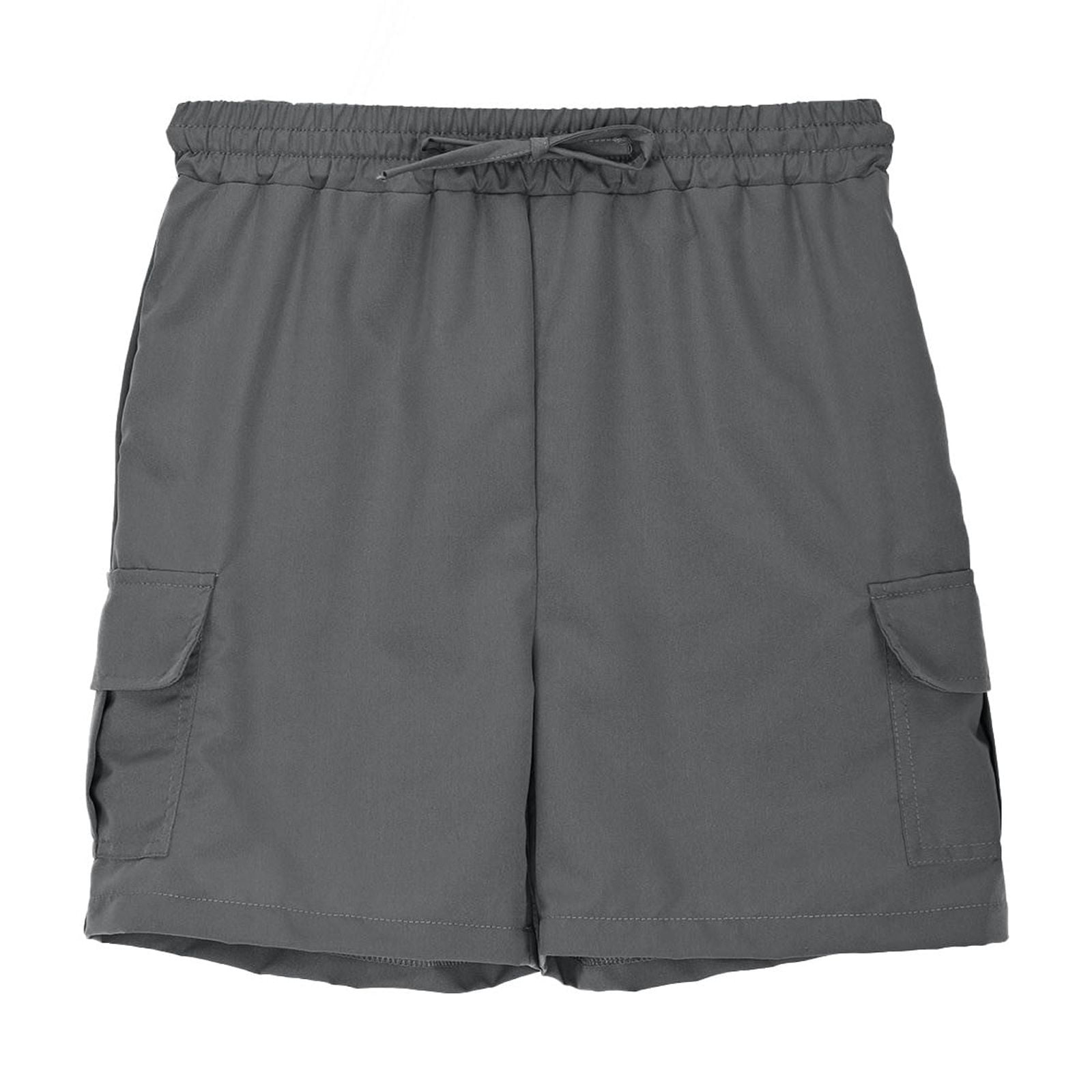 Boy's Spring Summer Street Leisure Sports Cargo Shorts with Drawstring ...