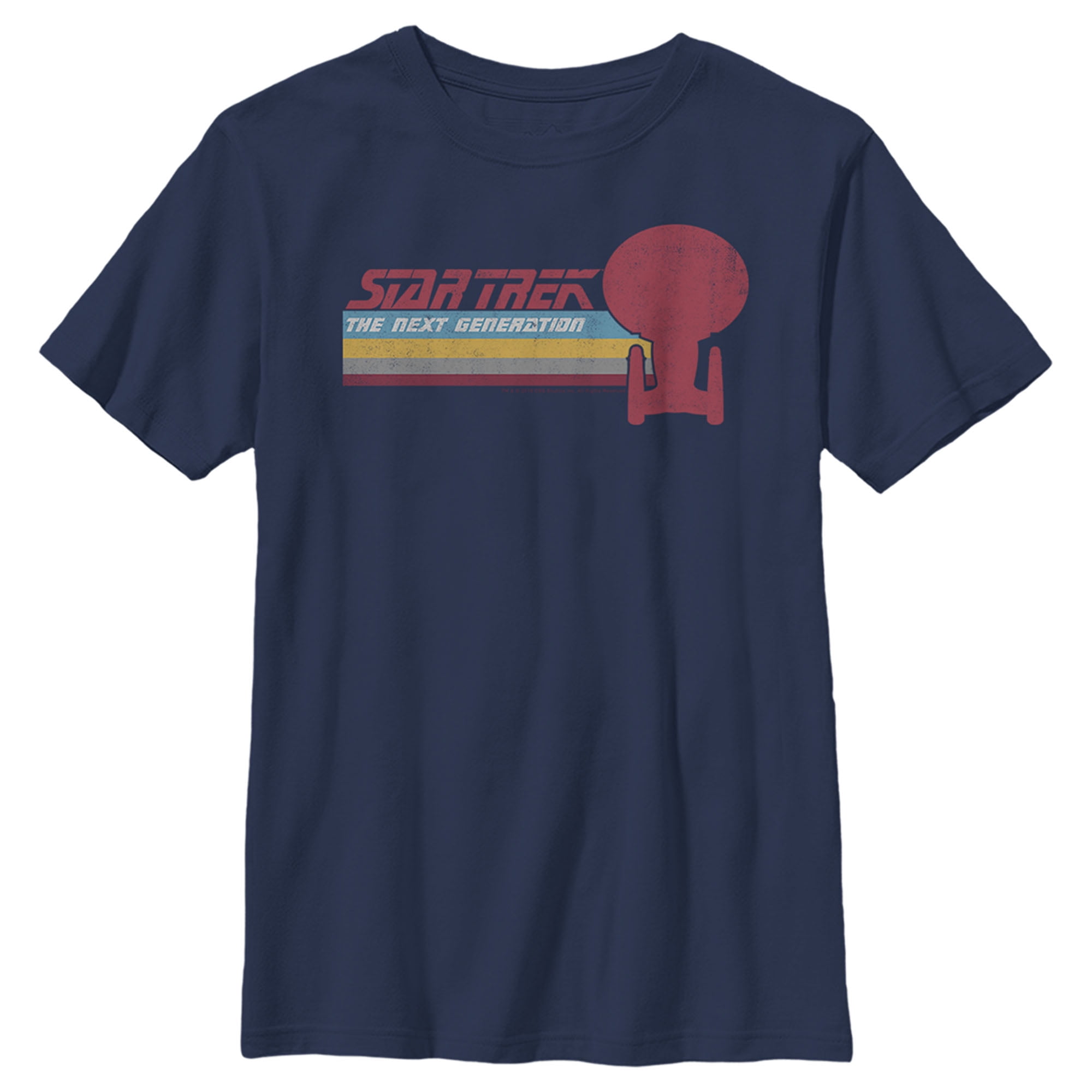 Boy's Star Trek: The Next Generation USS Enterprise Vertical Retro ...