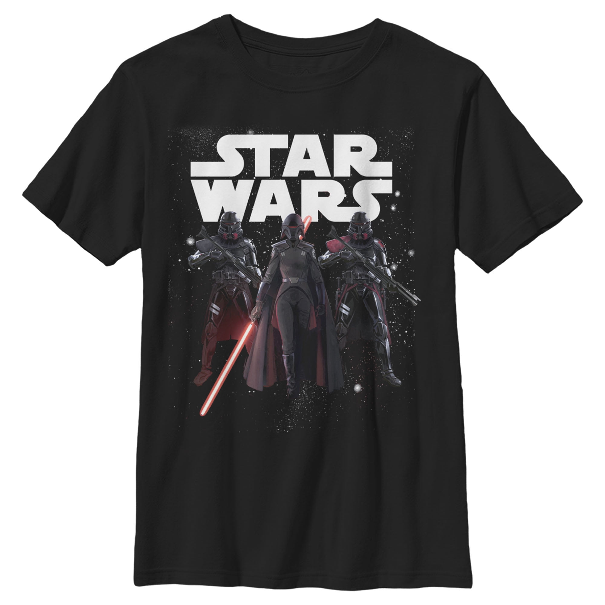 Boy's Star Wars Jedi: Fallen Order Starry Inquisitor Graphic Tee Black ...