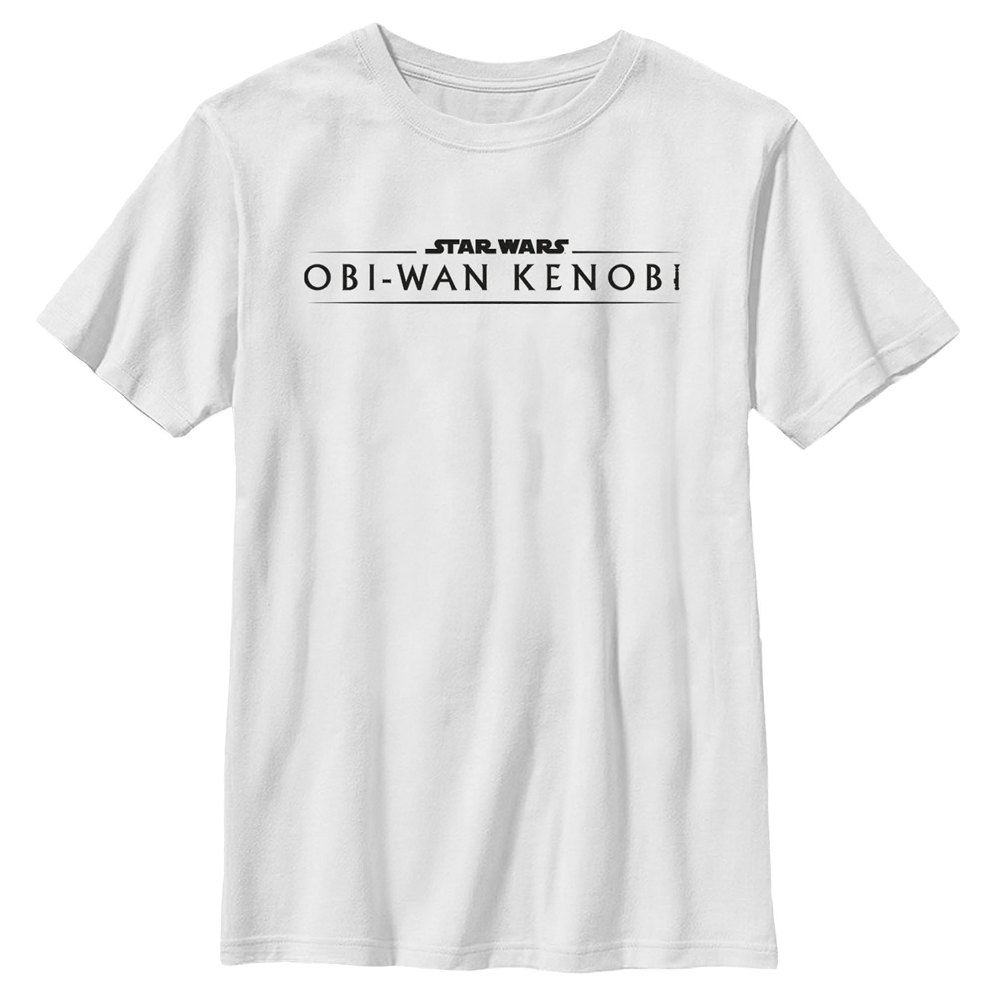 Boy's Star Wars: Obi-Wan Kenobi Original Series Logo Graphic Tee White ...