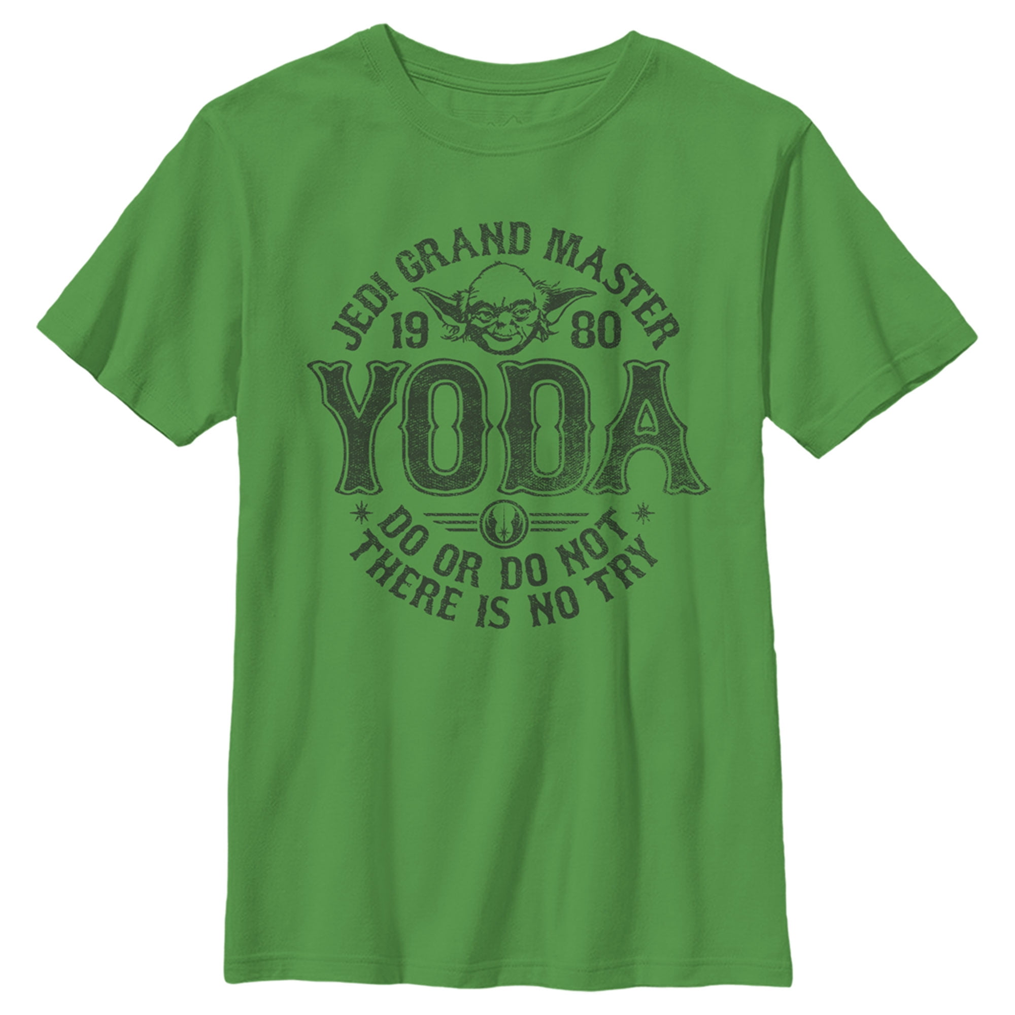 Boy's Star Wars: The Empire Strikes Back Yoda Master 1980 Graphic Tee ...