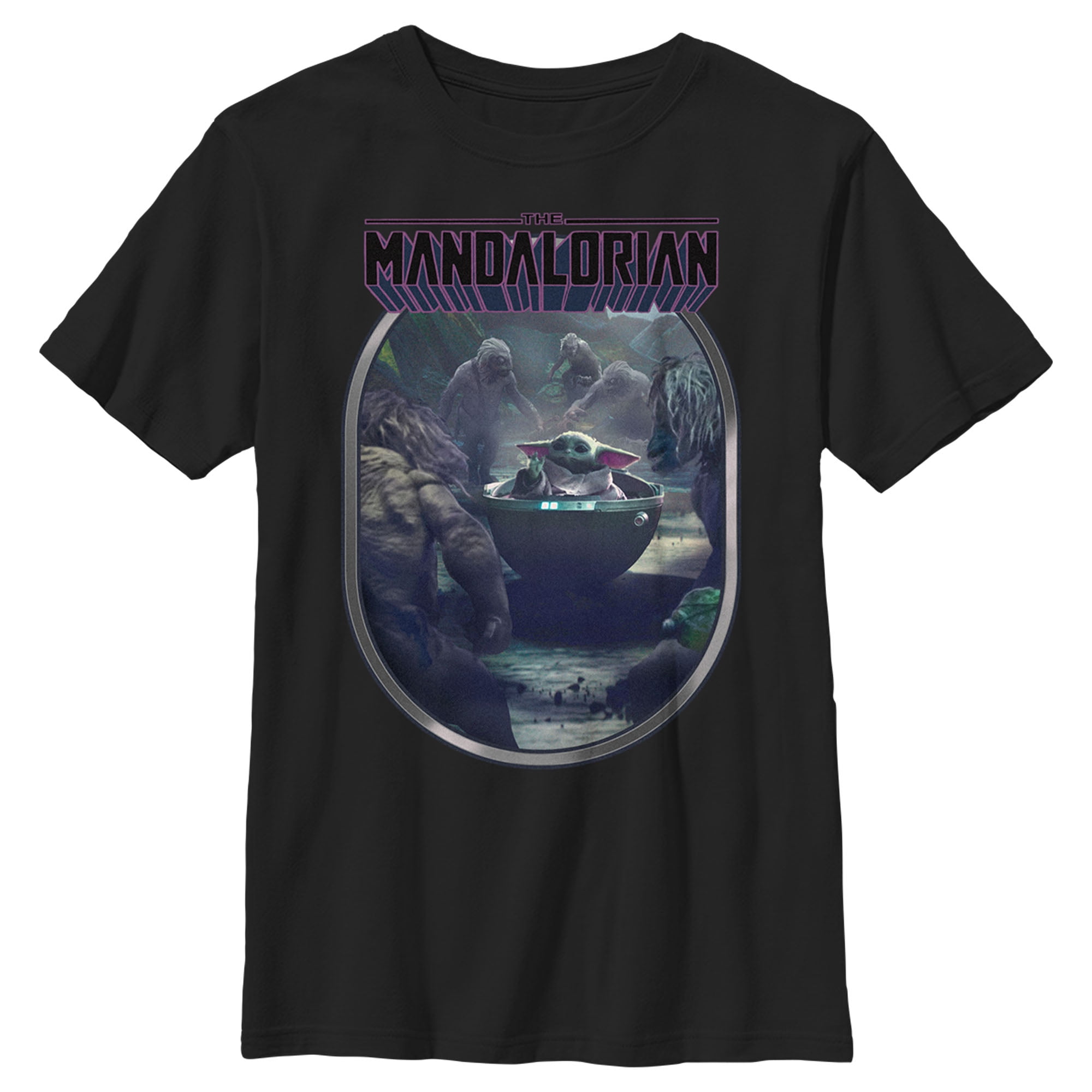 Boy's Star Wars: The Mandalorian Grogu and the Alamites Graphic Tee ...