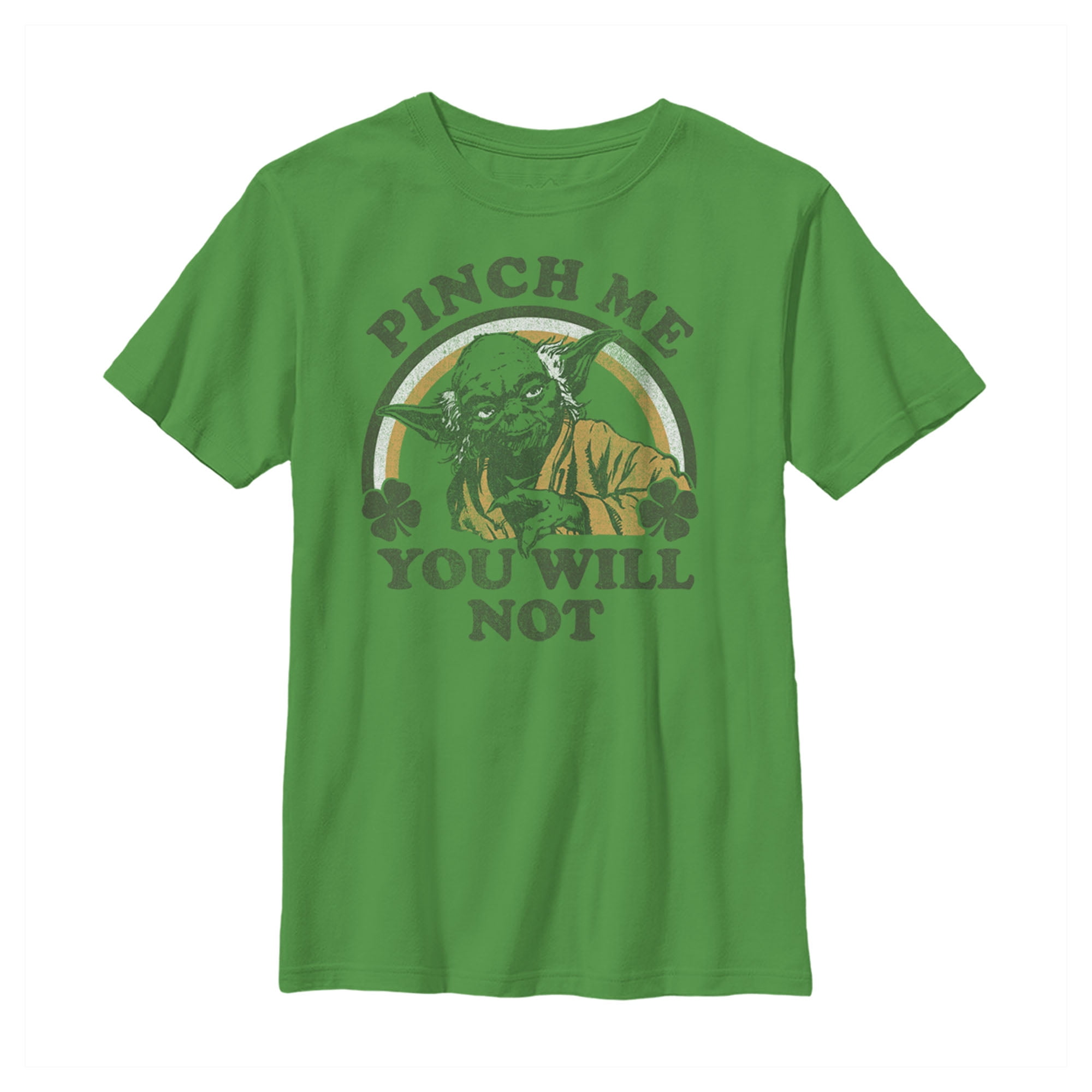 Boy's Star Wars Yoda Pinch Me Will You Not Graphic Tee Kelly Green X ...