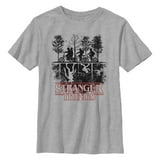 Stranger Things, Boy's T-Shirt, Upside Down Graphic, Size Large ...