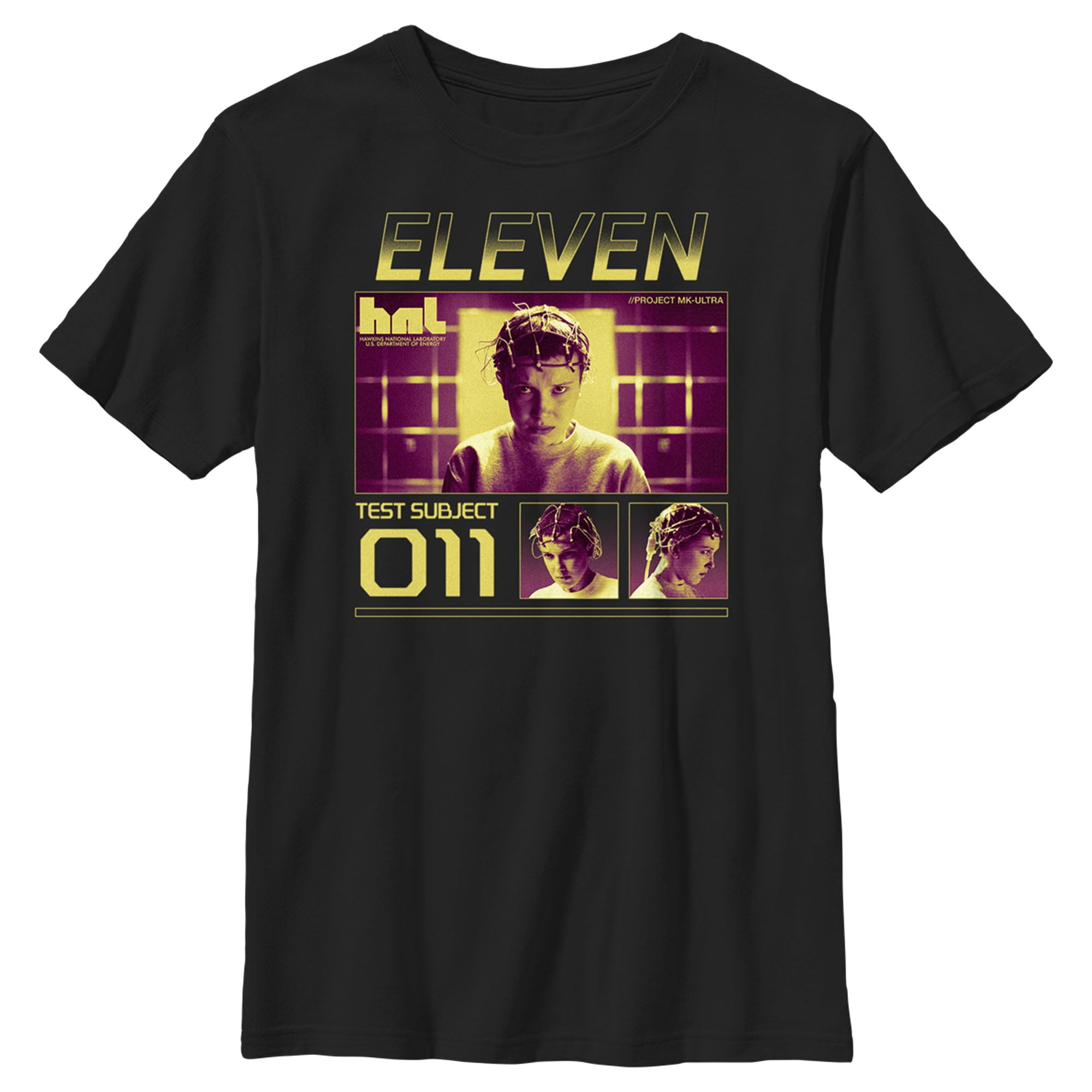 Netflix Boy's Stranger Things Test Subject Eleven Graphic T-Shirt ...