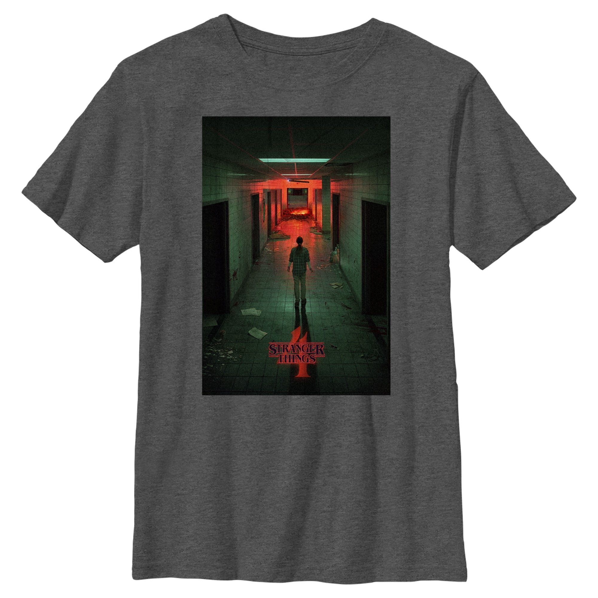 Boy's Stranger Things The Lab Rift Eleven Poster Graphic T-Shirt ...