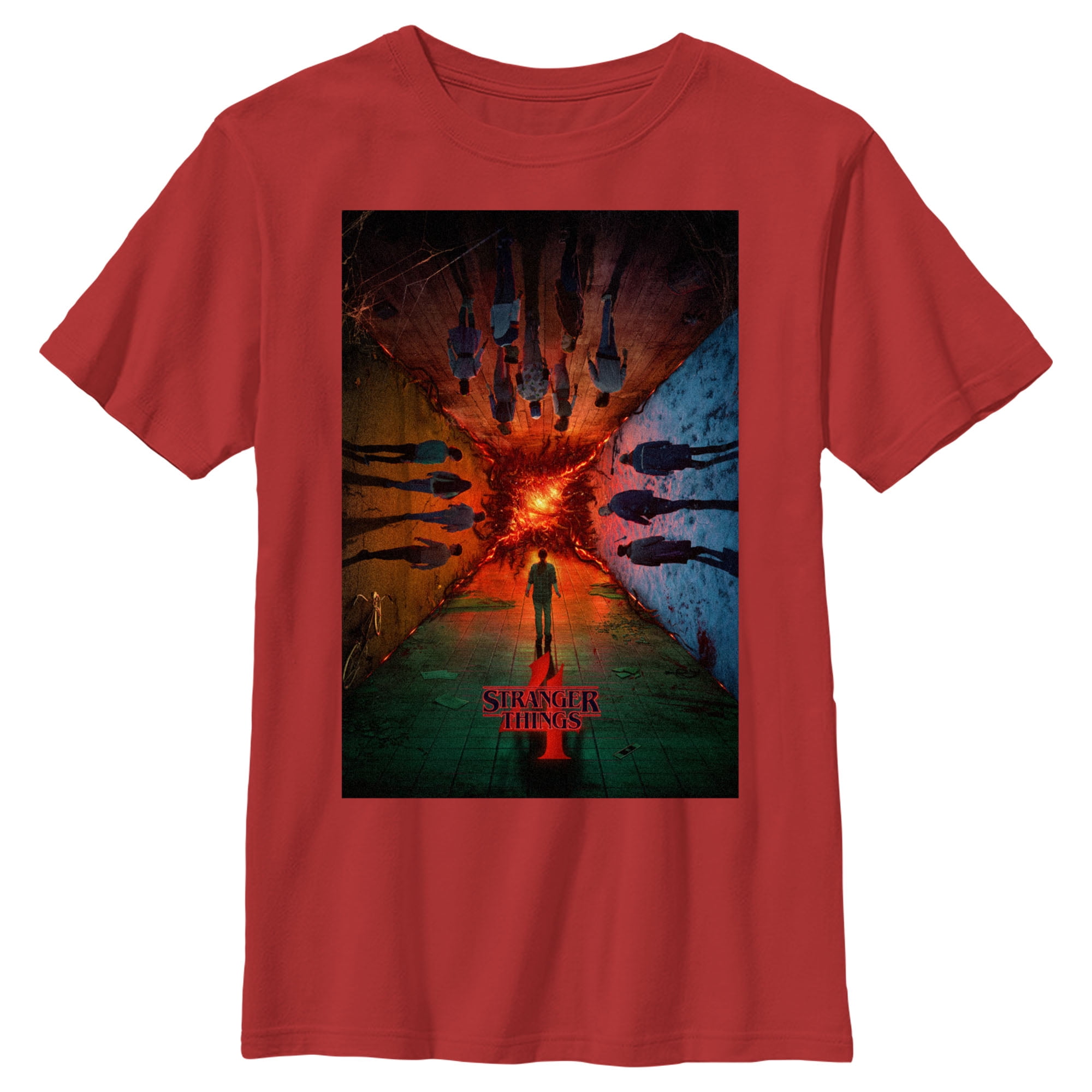 Boy's Stranger Things The Rift Has Many Dimensions Poster Graphic T ...