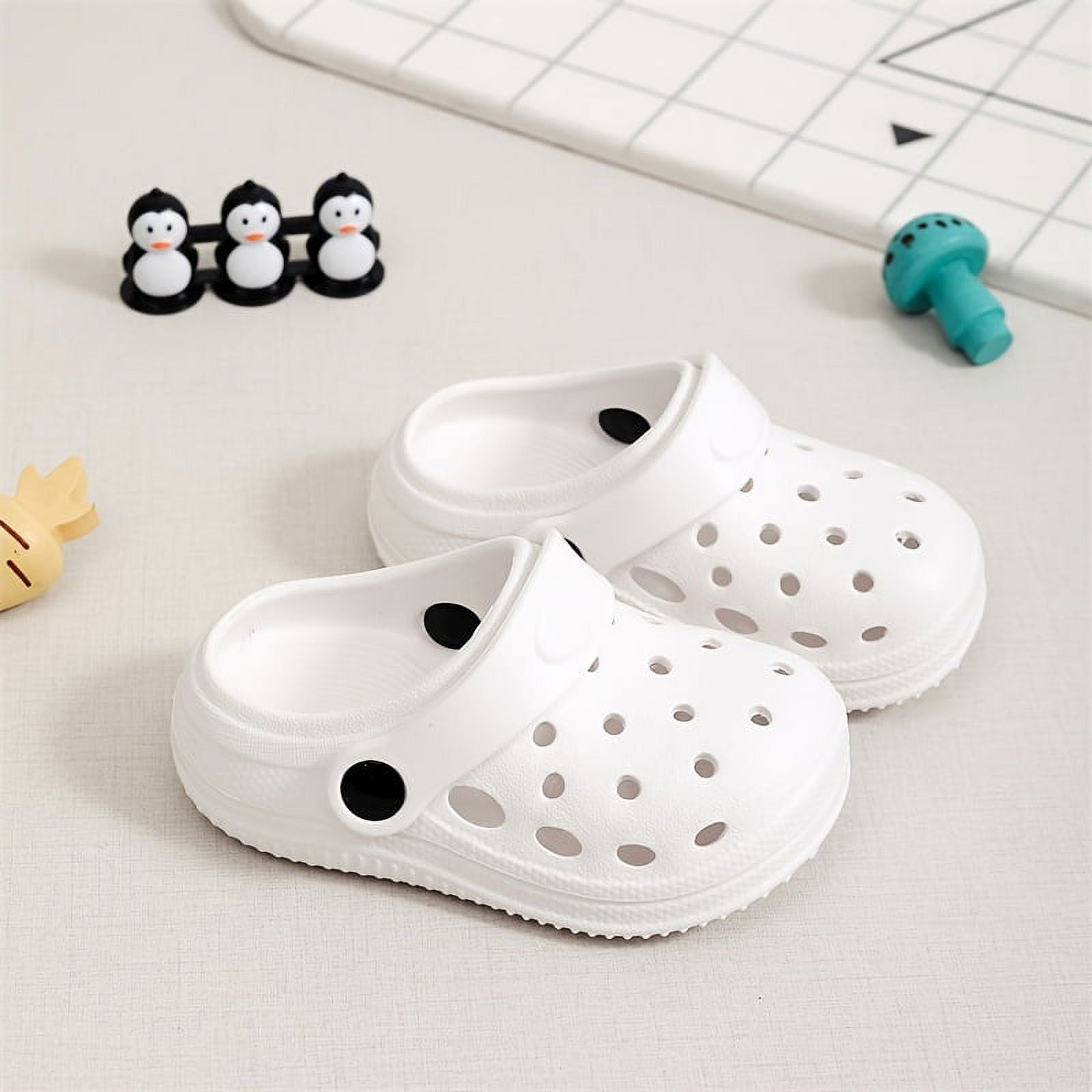 Boy's Stylish Solid Clogs, Outdoor Clog Garden Shoes, Comfortable ...