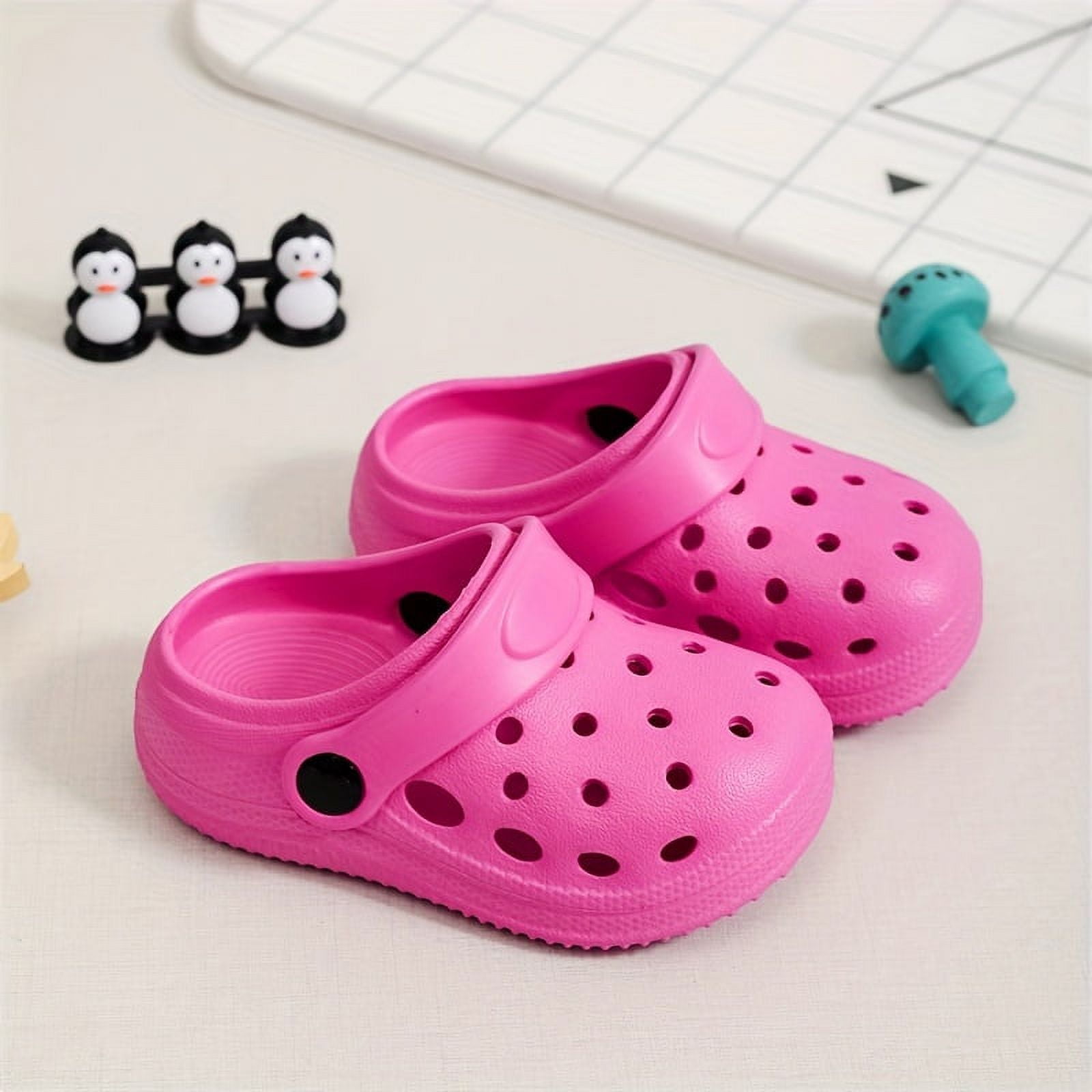 Boy's Stylish Solid Clogs, Outdoor Clog Garden Shoes, Comfortable ...