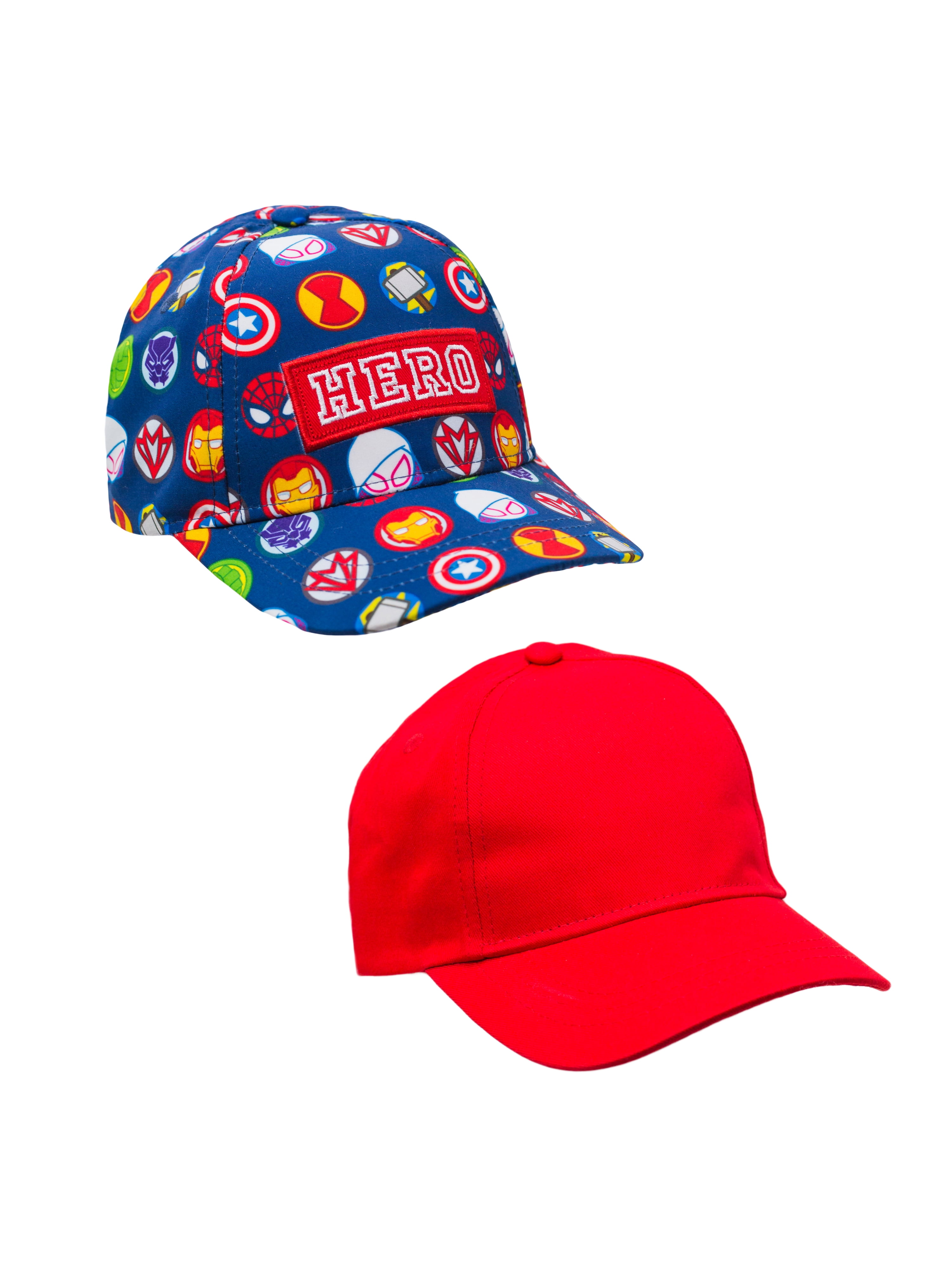 Boy's Superhero Adventures Baseball Cap 2-pack - Walmart.com