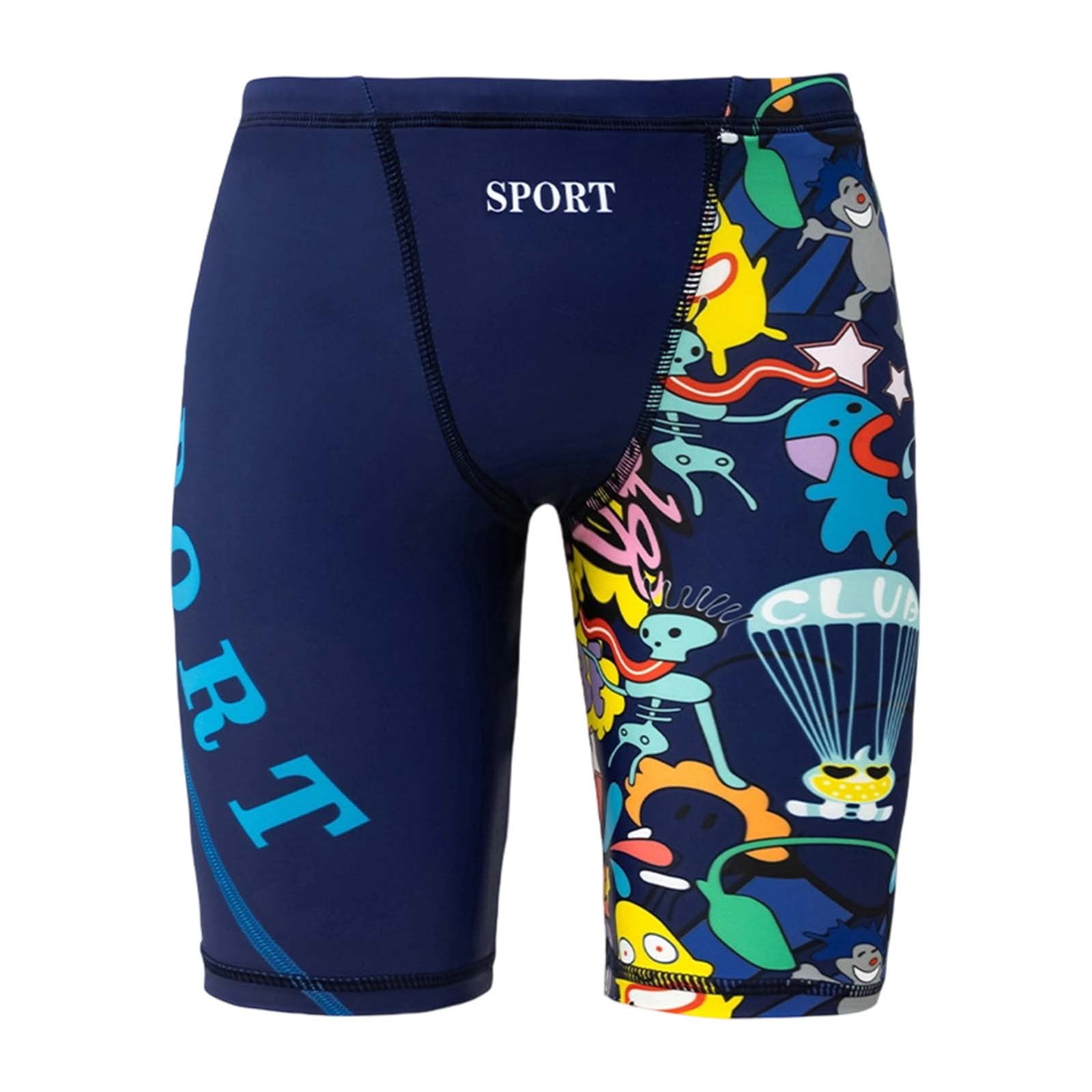 Boy's Swim Trunks Competitive Athletic Swim Team Suit Breathable ...