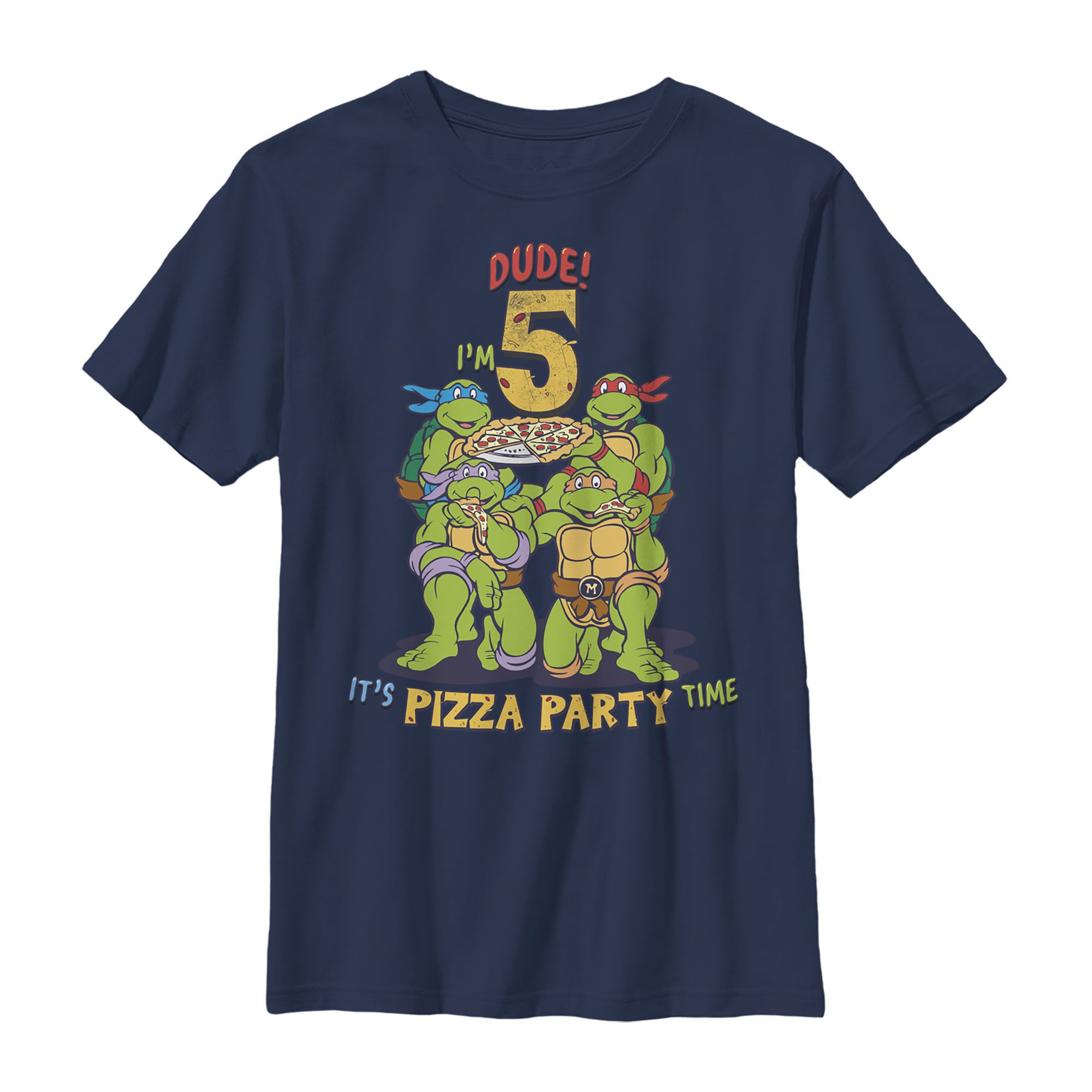 Boy's Teenage Mutant Ninja Turtles Michelangelo's Pizzeria Graphic Tee ...