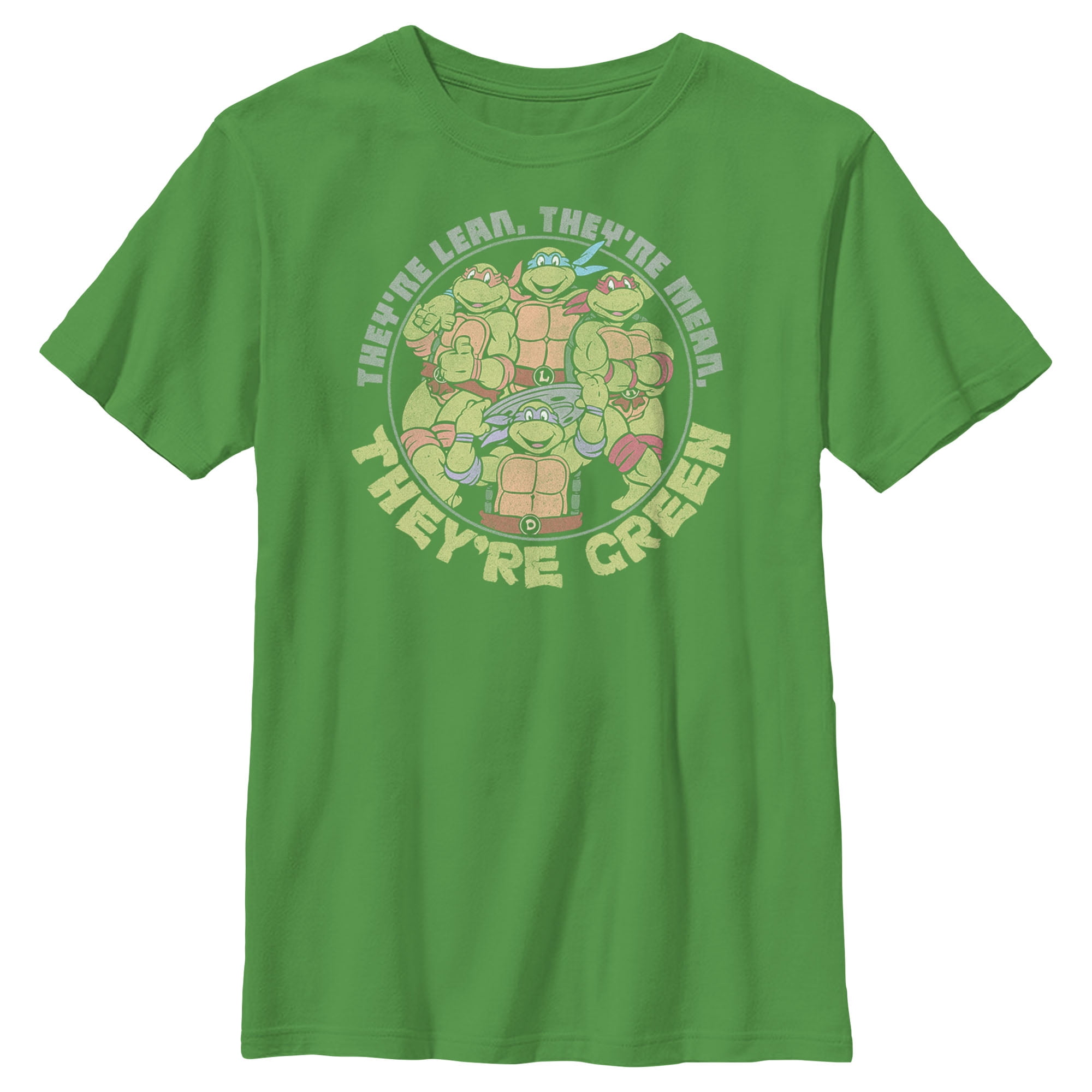 Boy's Teenage Mutant Ninja Turtles They're Lean, They're Green Graphic ...