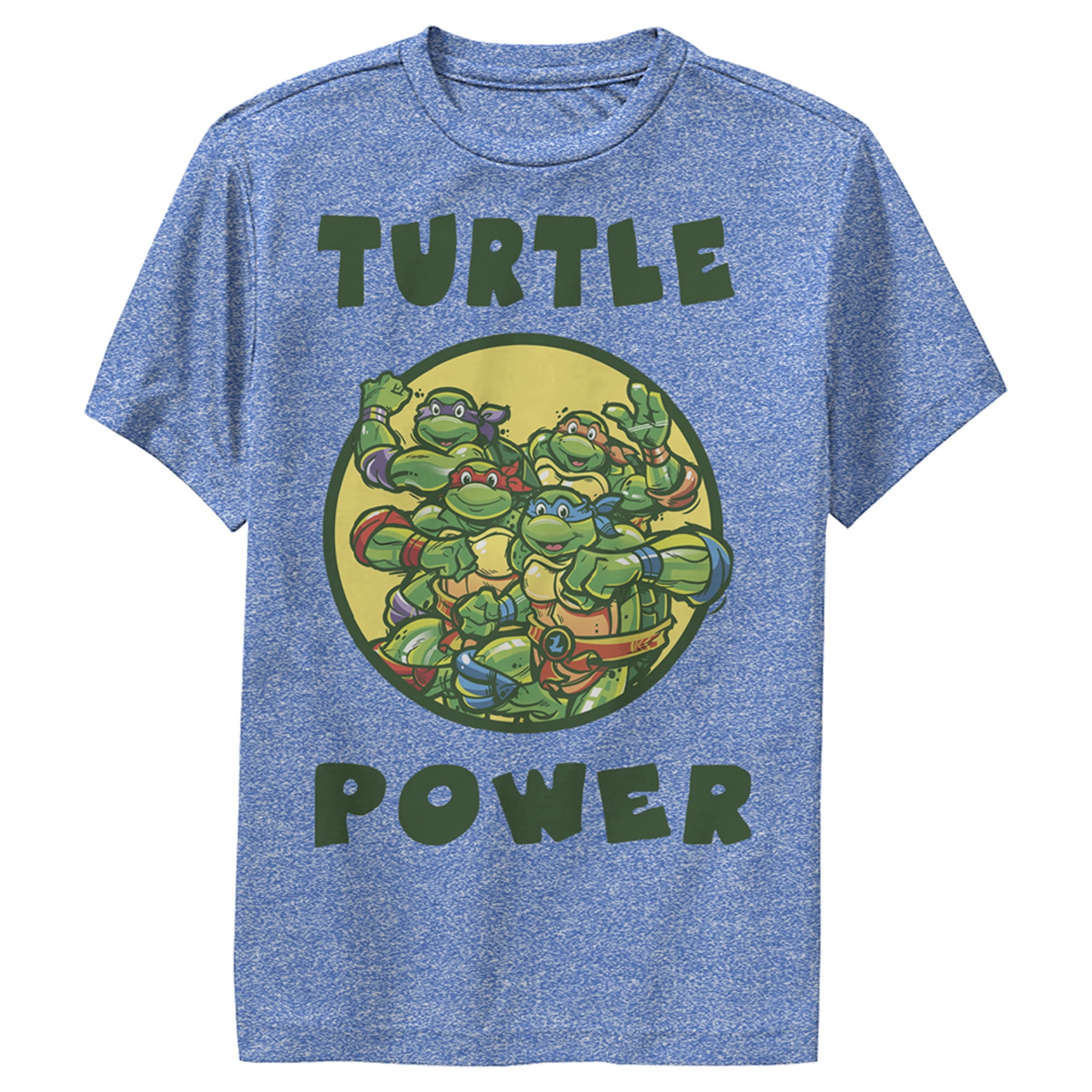 Boy's Teenage Mutant Ninja Turtles Turtle Power Circle Performance ...