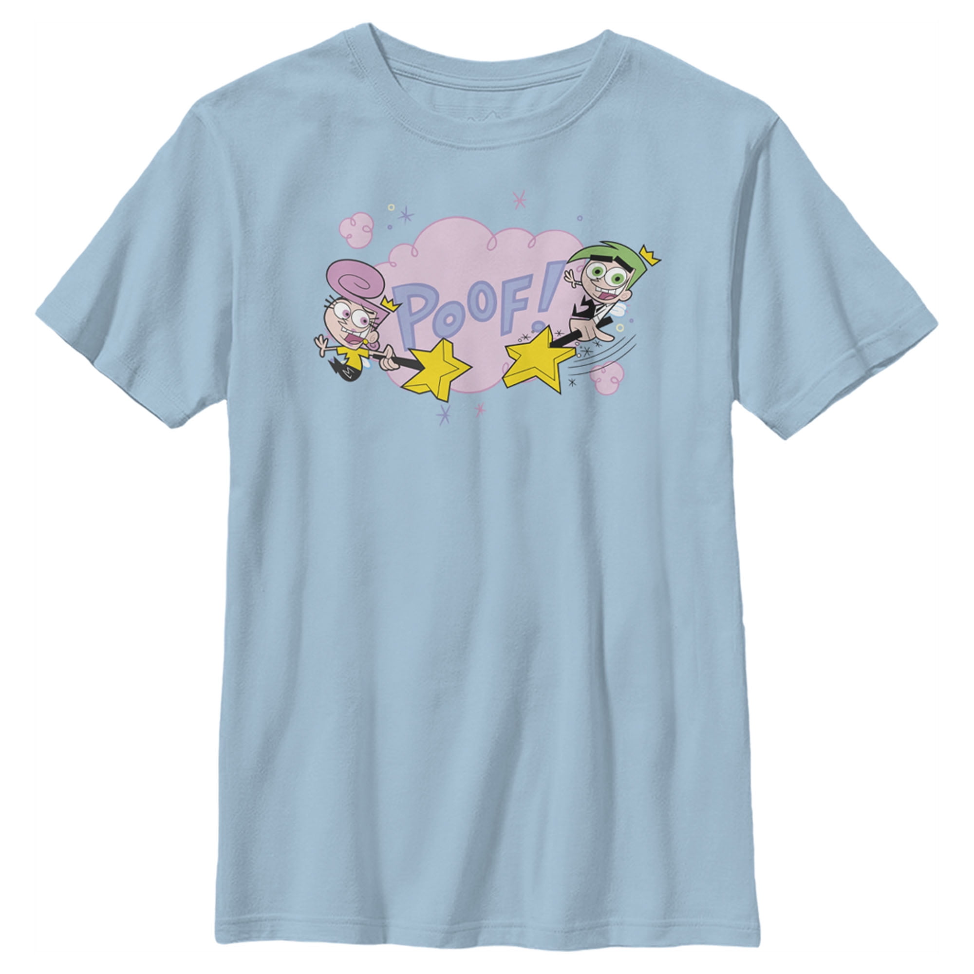 Boy's The Fairly OddParents Cosmo and Wanda Poof Graphic Tee Light Blue ...