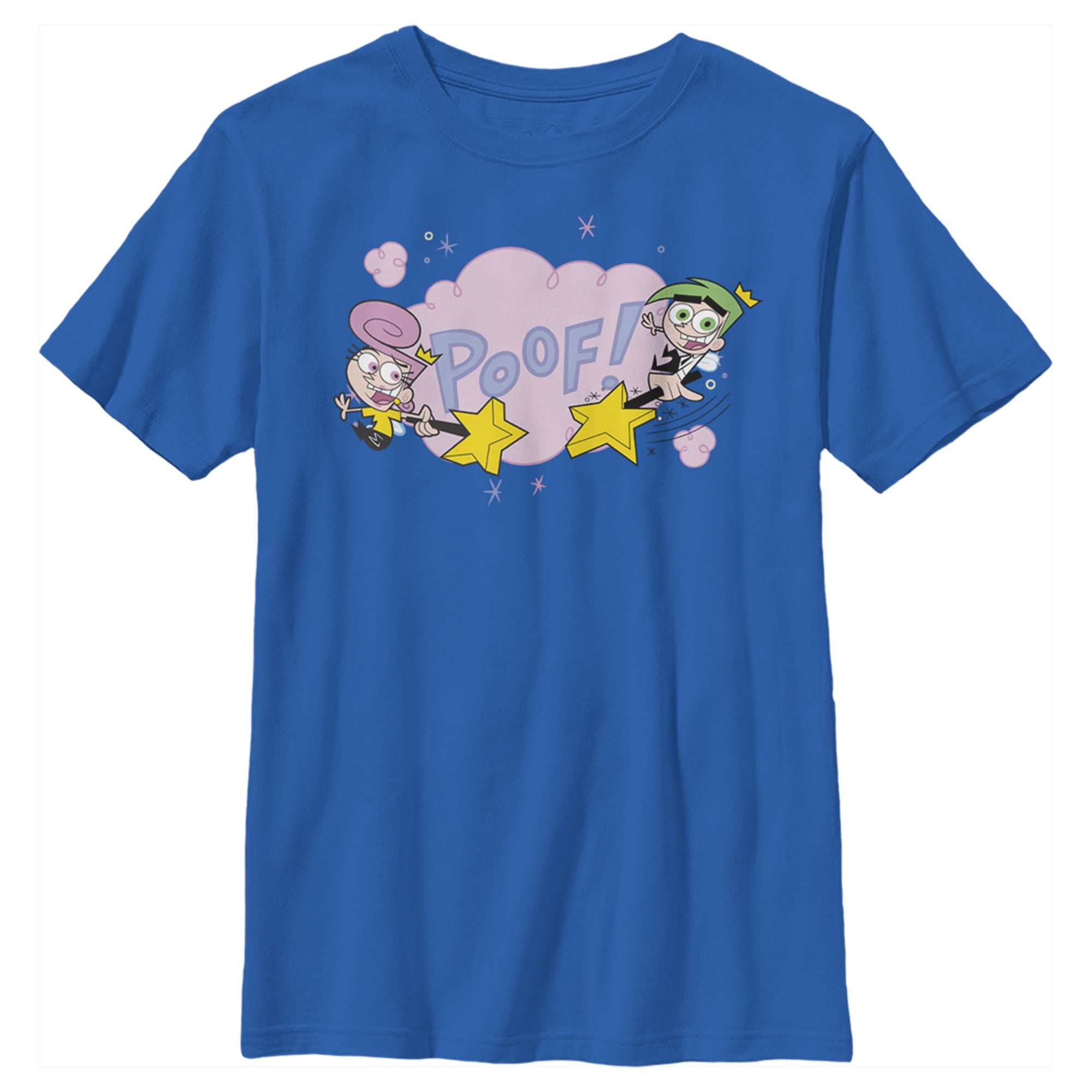 Boy's The Fairly OddParents Cosmo and Wanda Poof Graphic Tee Royal Blue ...