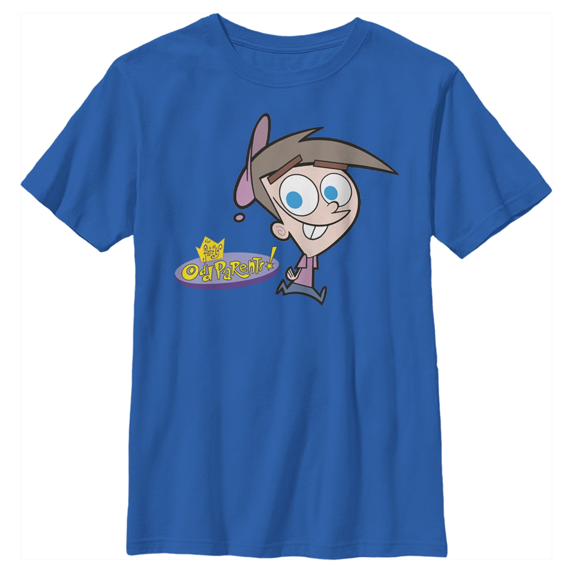 Boy's The Fairly OddParents Timmy Turner Classic Logo Graphic Tee Royal ...