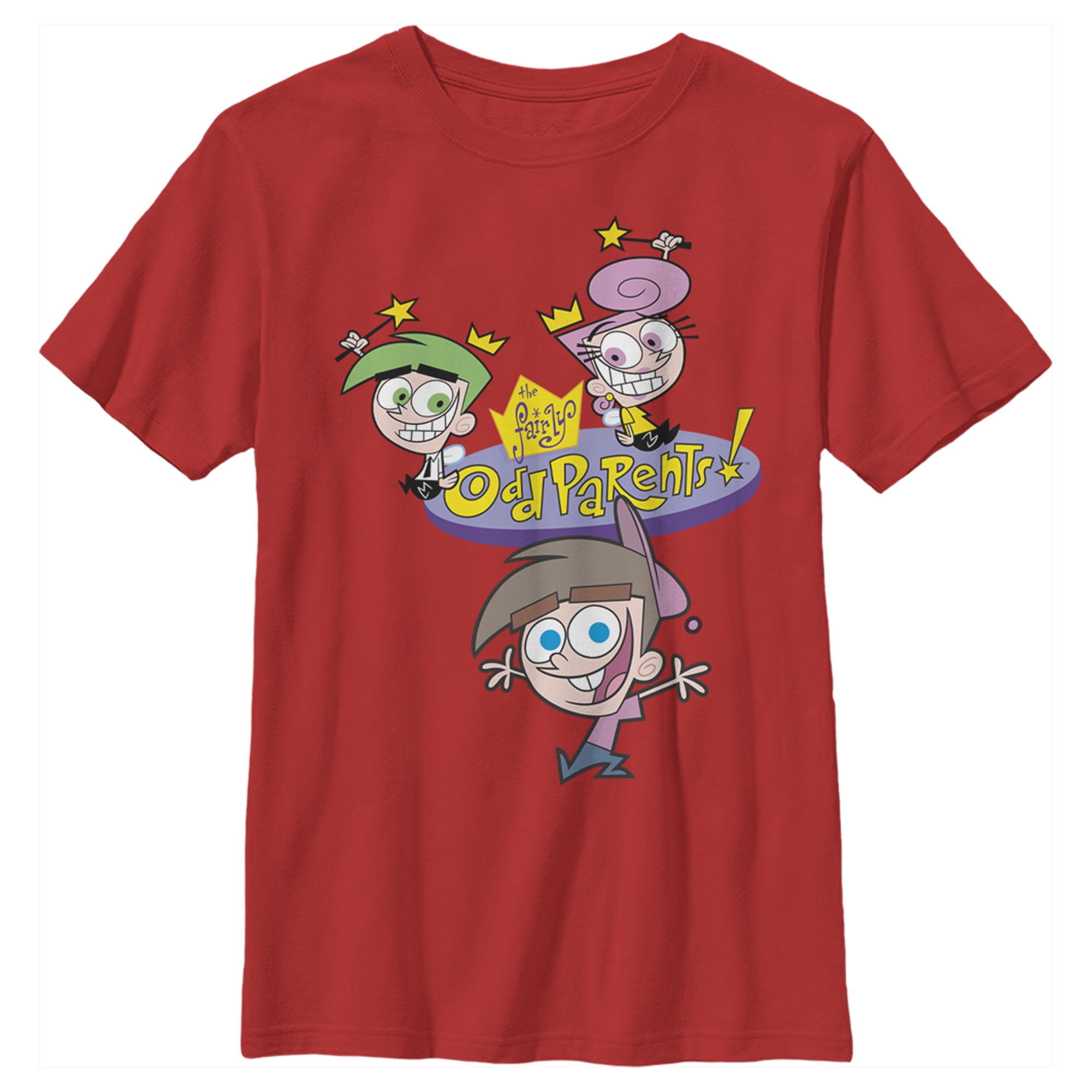 Boy's The Fairly OddParents Timmy Turner and Fairy Godparents Graphic ...