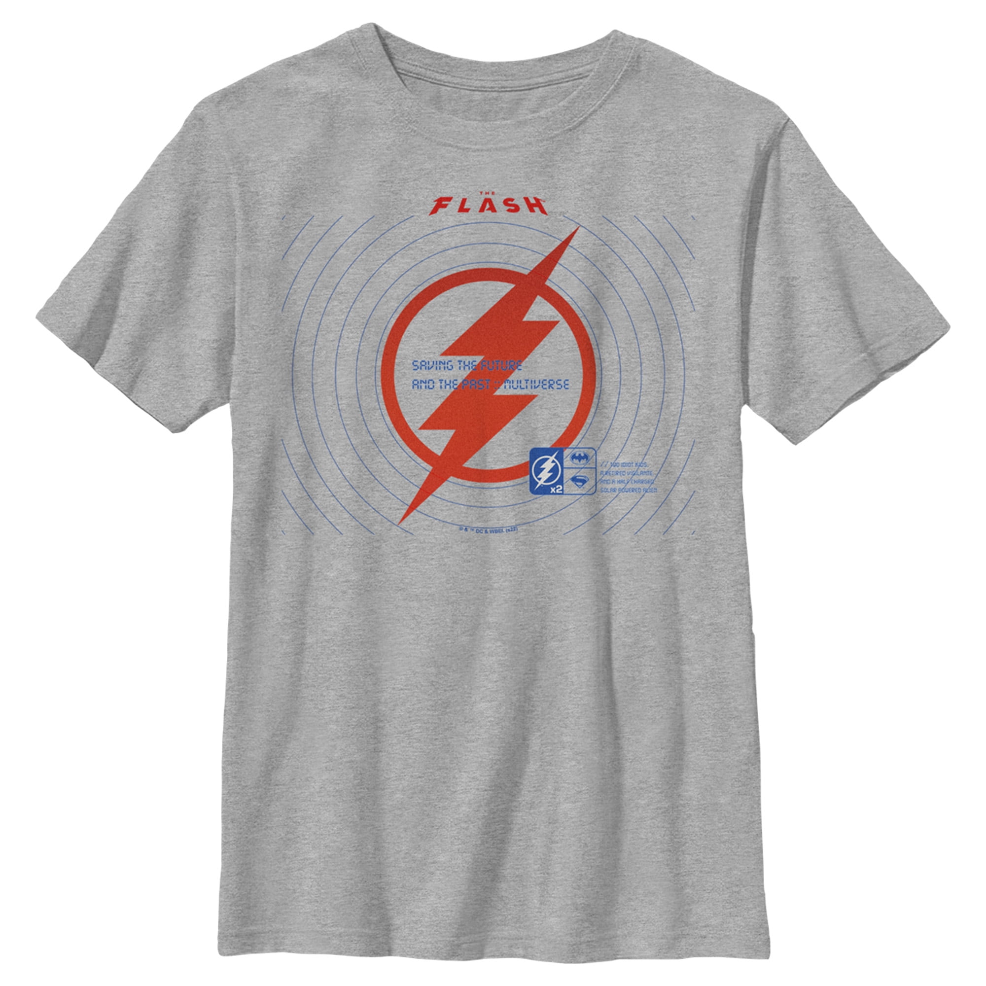 Boy's The Flash Saving the Future Red Lightning Bolt Graphic Tee ...