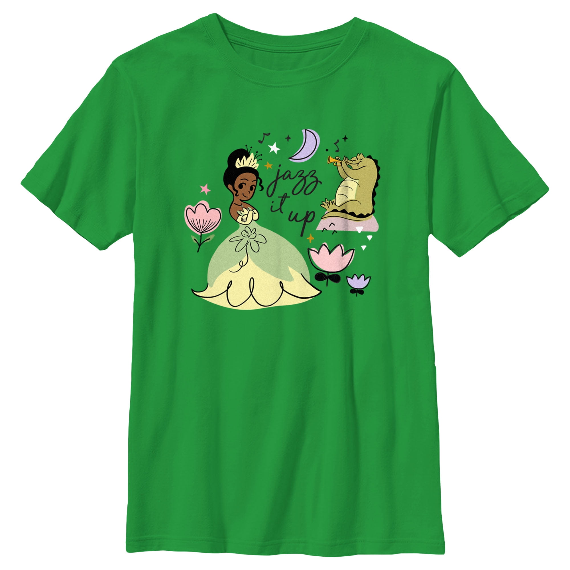 Boy's The Princess and the Frog Tiana Jazz It Up Graphic Tee Kelly ...