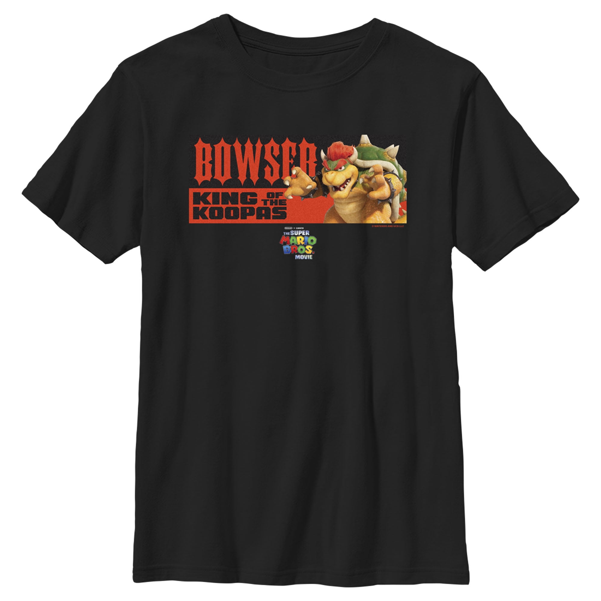 Boy's The Super Mario Bros. Movie Bowser King of the Koopas Portrait ...