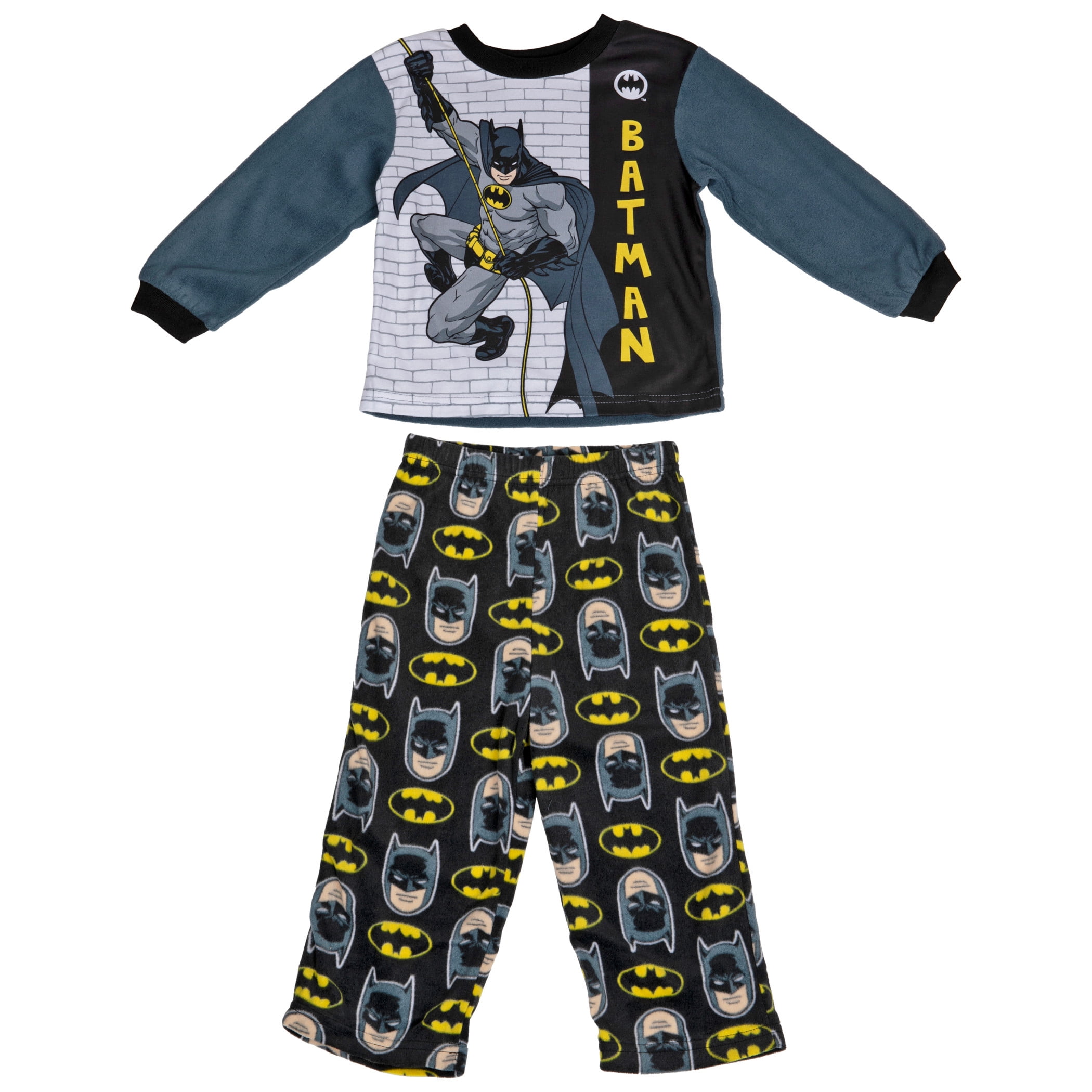 Batman Boys' 2-Piece Pajamas - black multi, 2t - Walmart.com