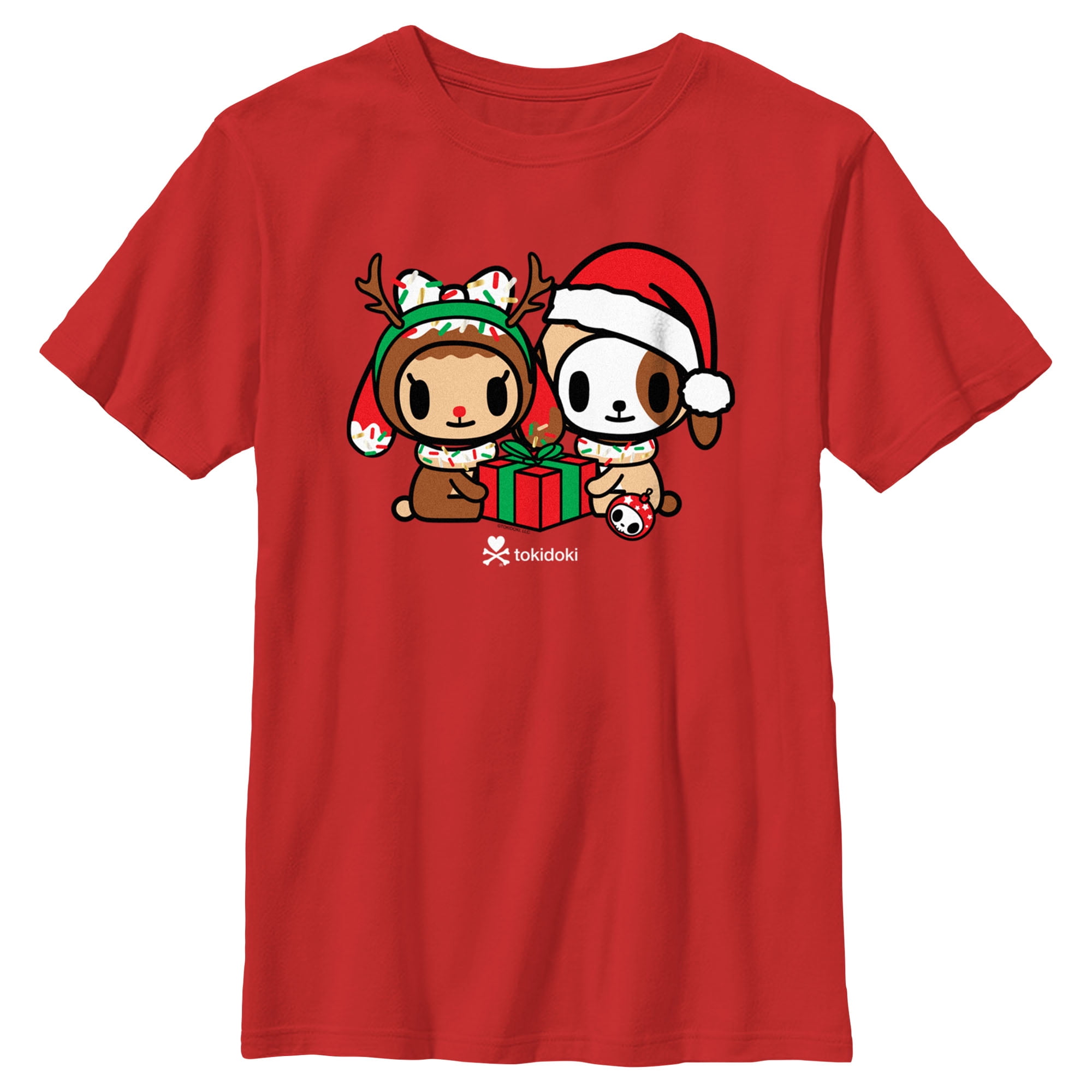 Boy's Tokidoki Donutino and Donutina Present Graphic Tee Red Large ...