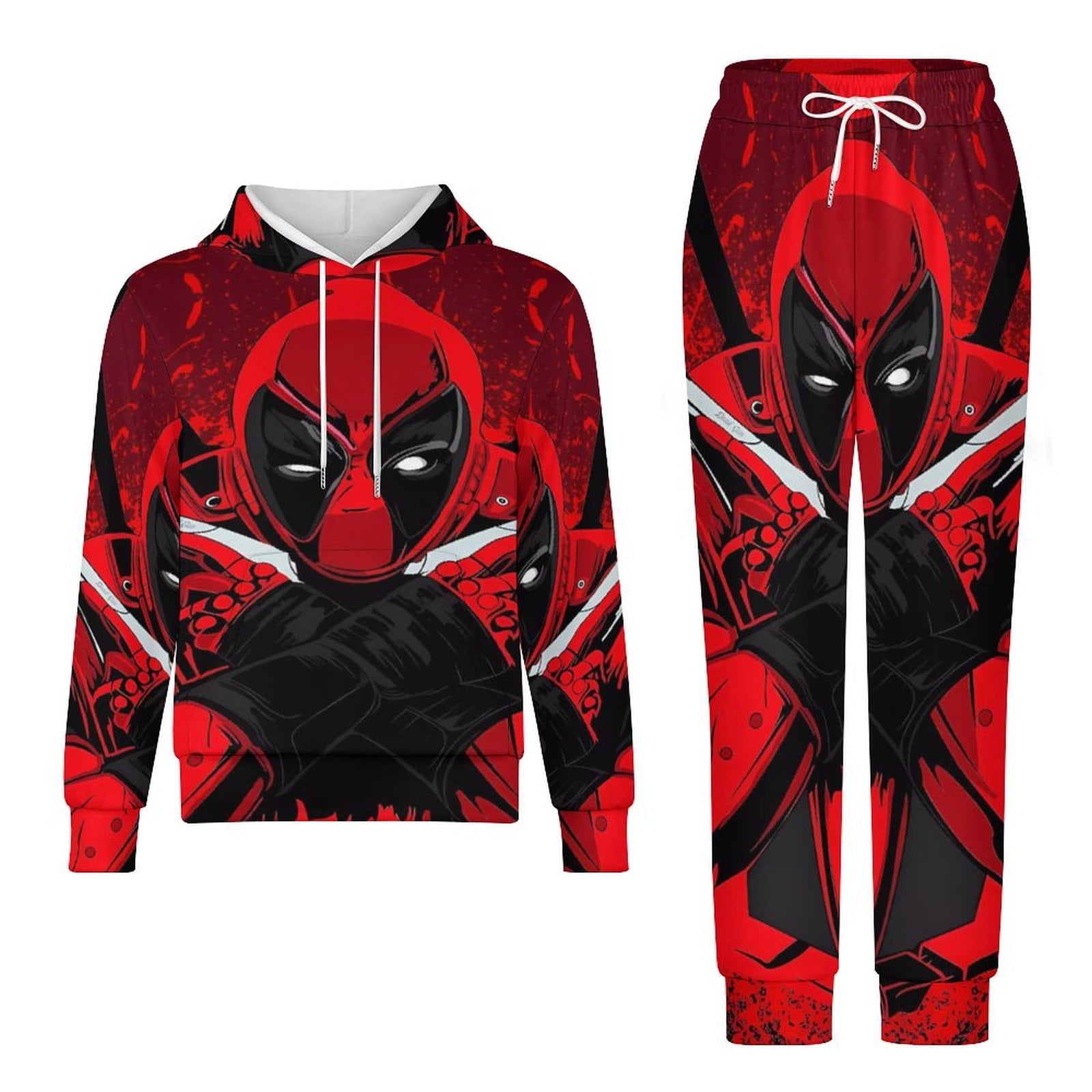 Boy's Tracksuit Dead-pool Pullover Hoodie Kids Jogging Sportwear ...