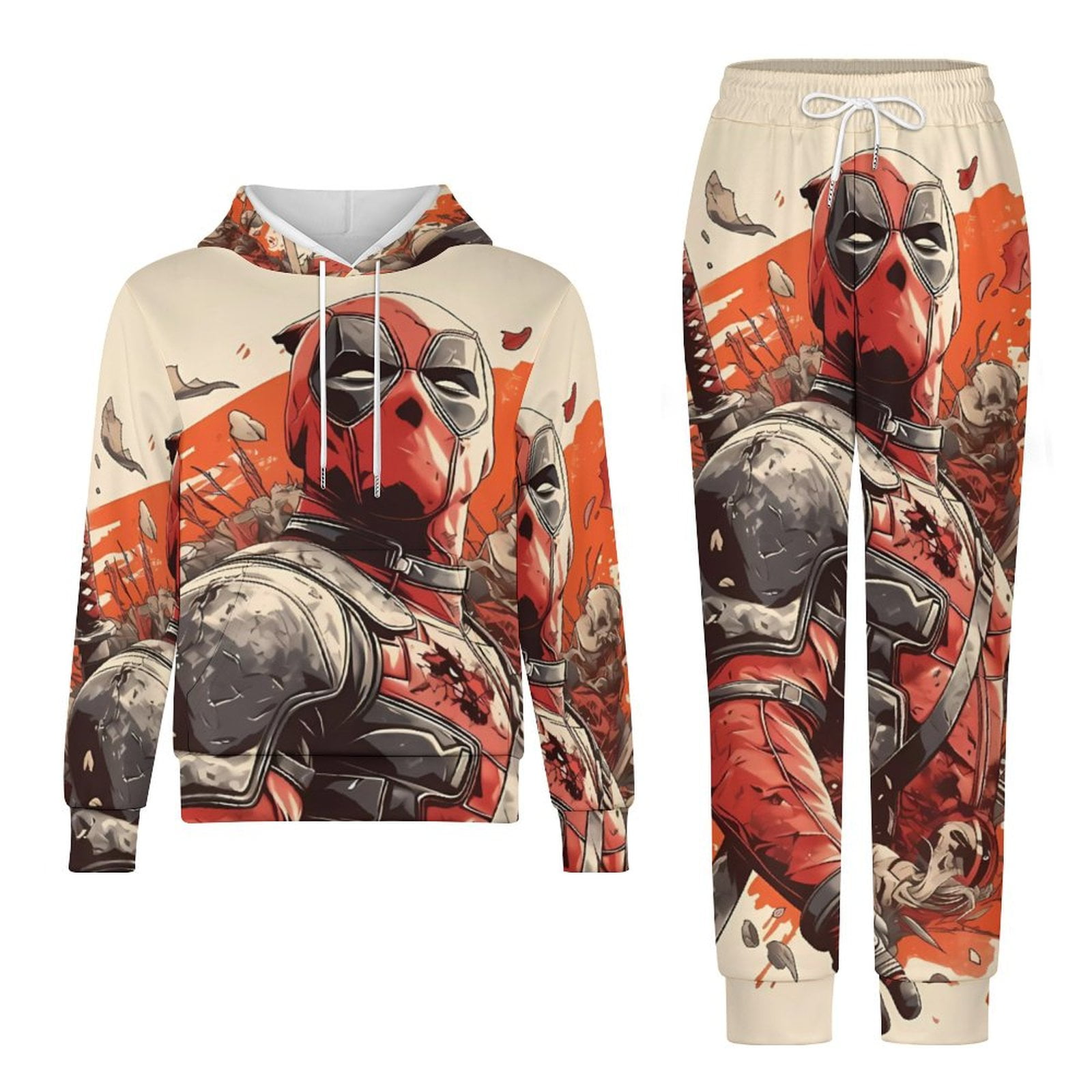 Boy's Tracksuit Dead-pool Pullover Hoodie Kids Jogging Sportwear ...