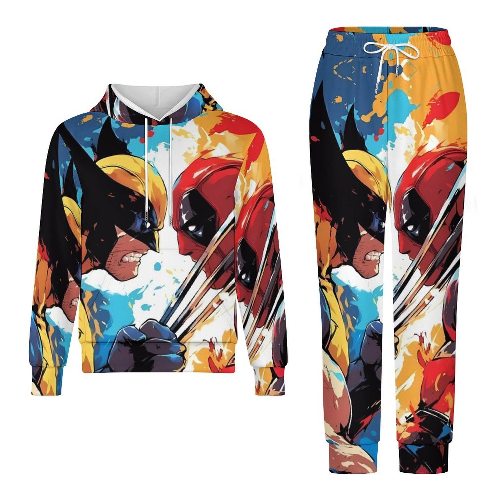 Boy's Tracksuit Dead-pool Pullover Hoodie Kids Jogging Sportwear ...