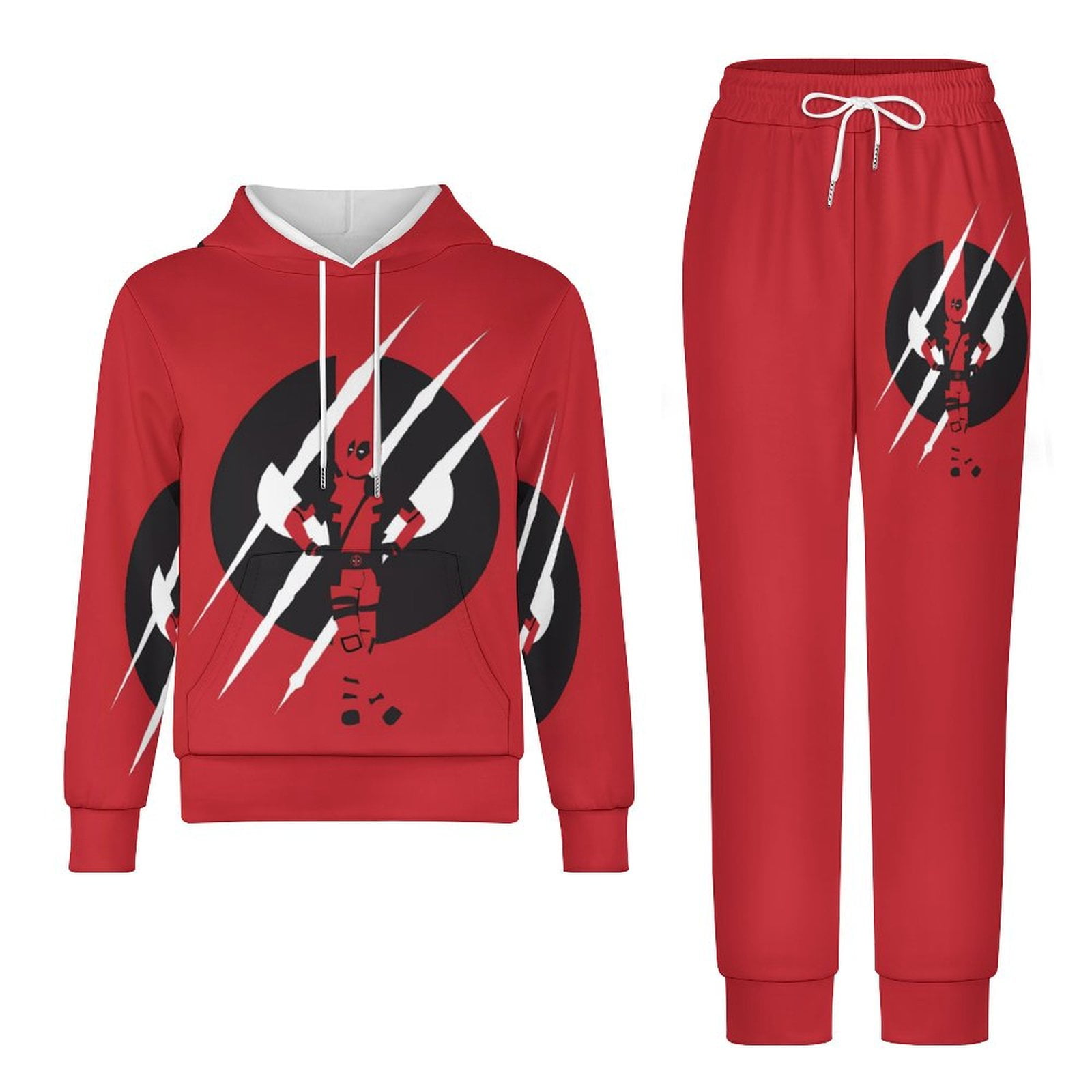 Boy's Tracksuit Dead-pool Pullover Hoodie Kids Jogging Sportwear ...