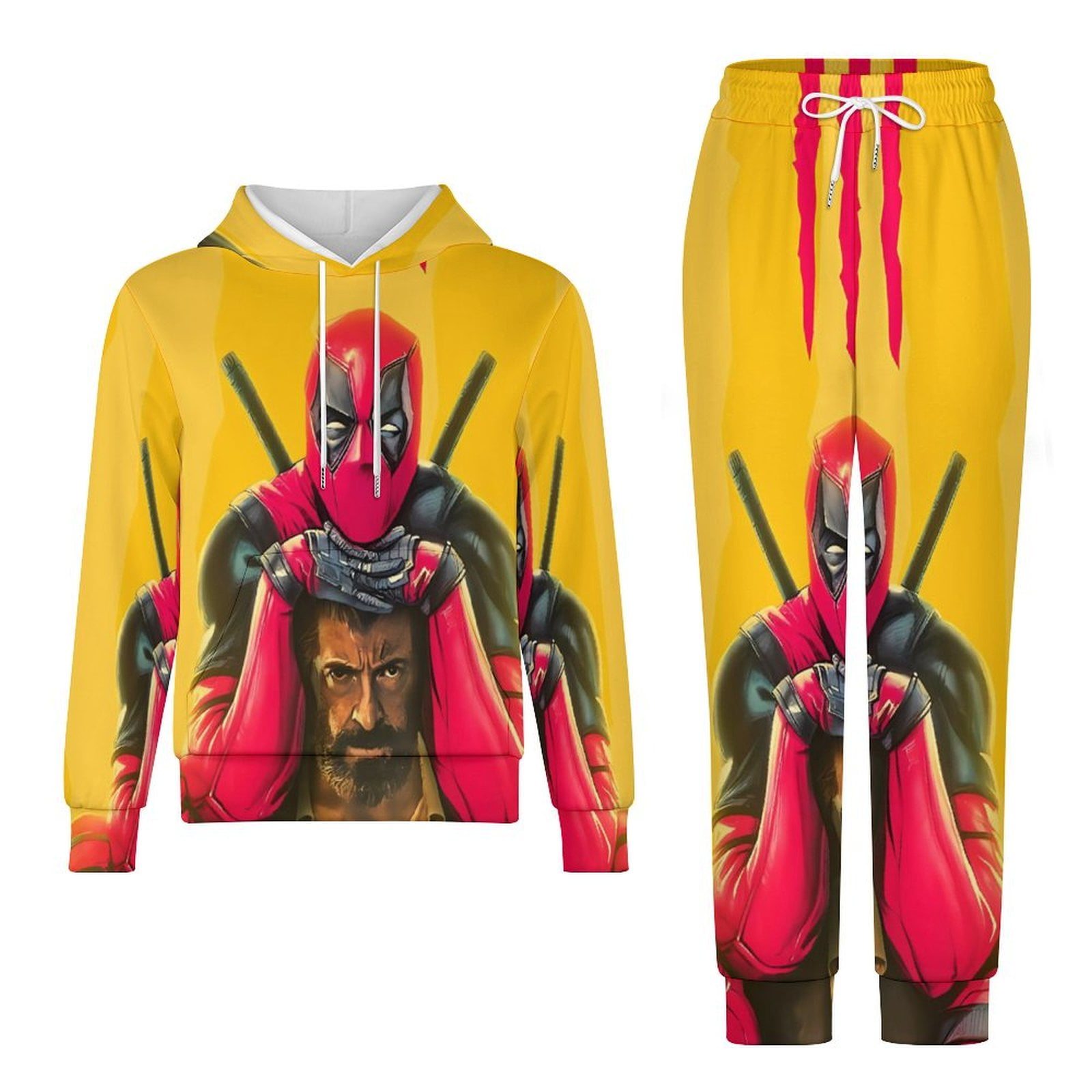 Boy's Tracksuit Dead-pool Pullover Hoodie Kids Jogging Sportwear ...